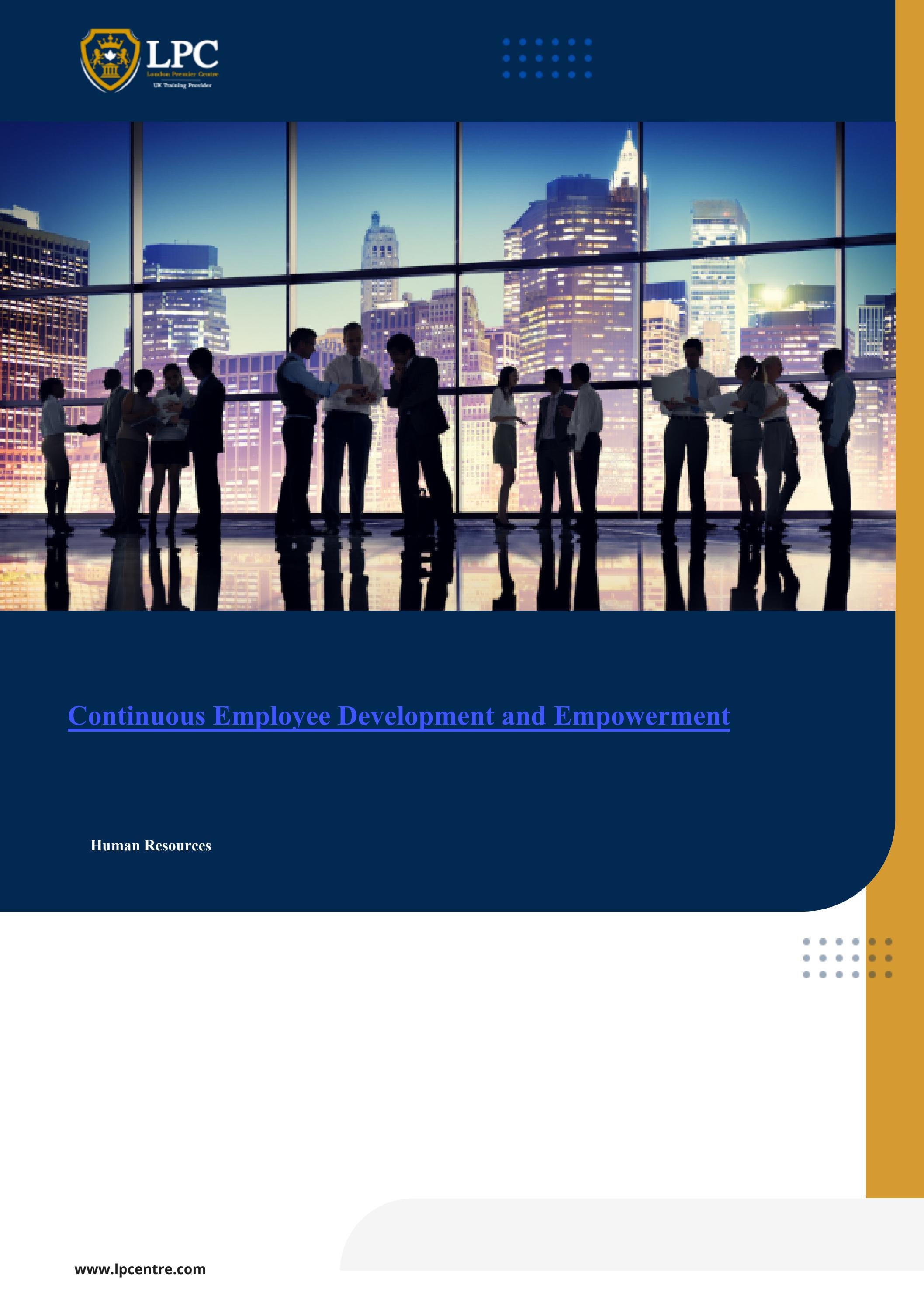 Continuous Employee Development and Empowerment Training Course by ...