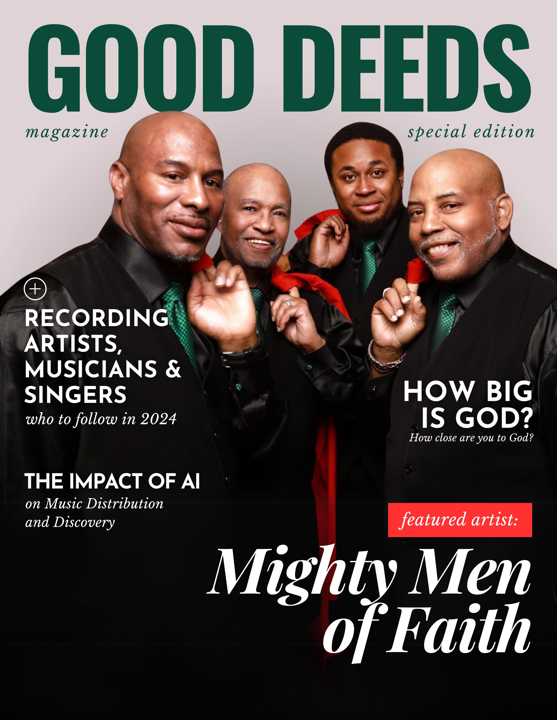 Good Deeds Magazine | Recording Artists, Musicians & Singers To Follow ...