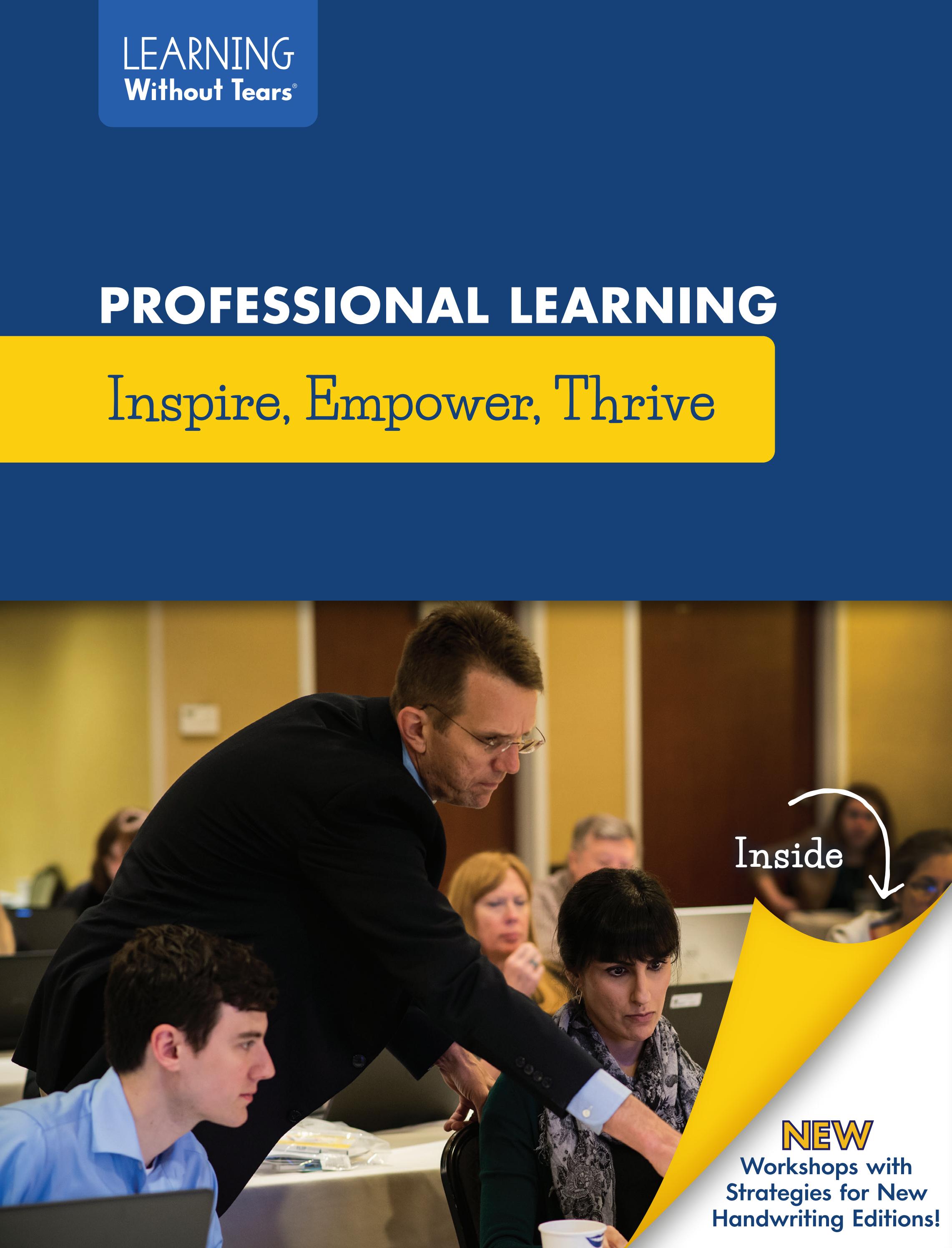 Professional Learning Brochure by Learning Without Tears - Issuu