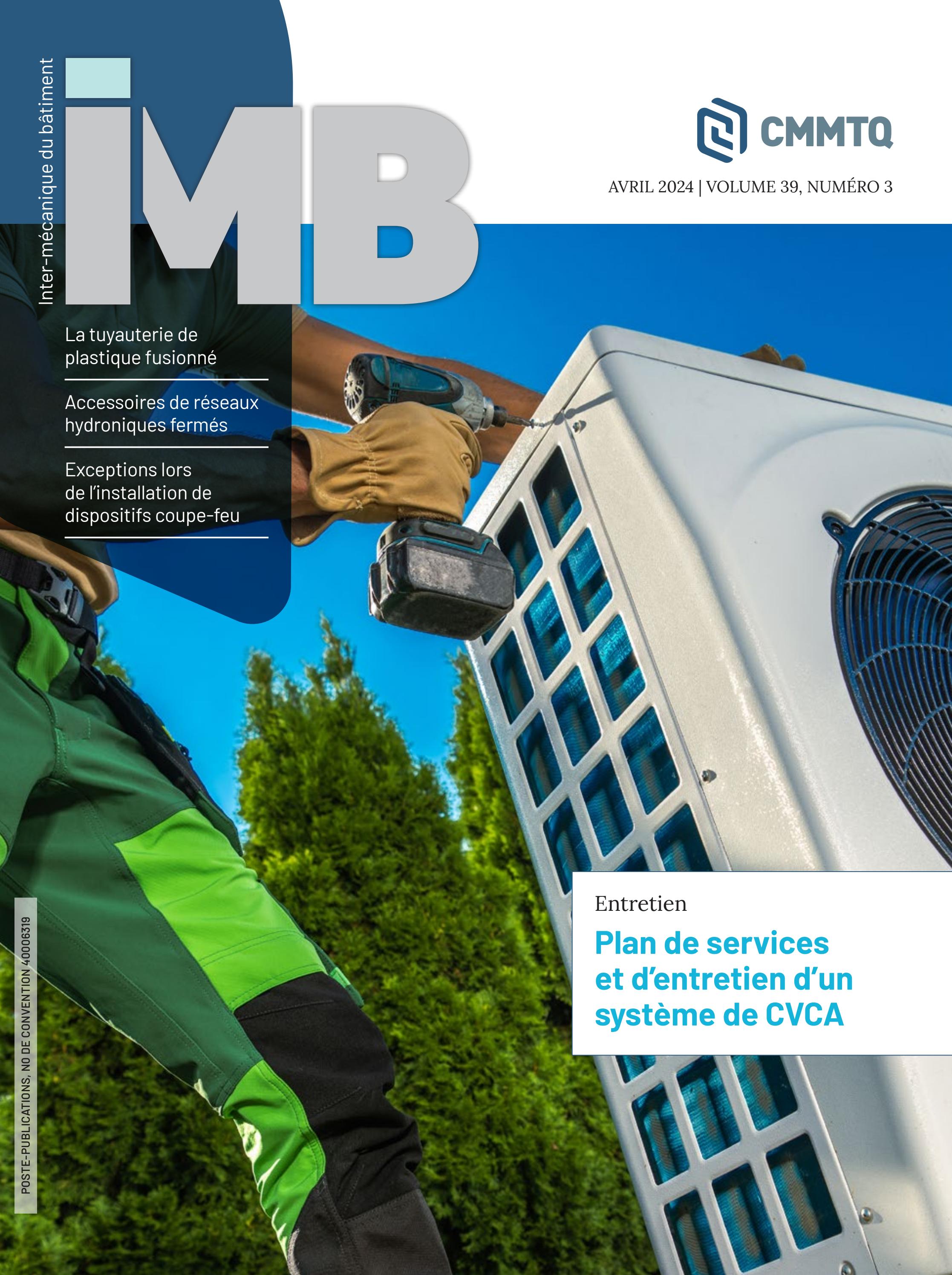 Revue IMB | vol. 39, n° 3 | Avril 2024 by CMMTQ - Issuu