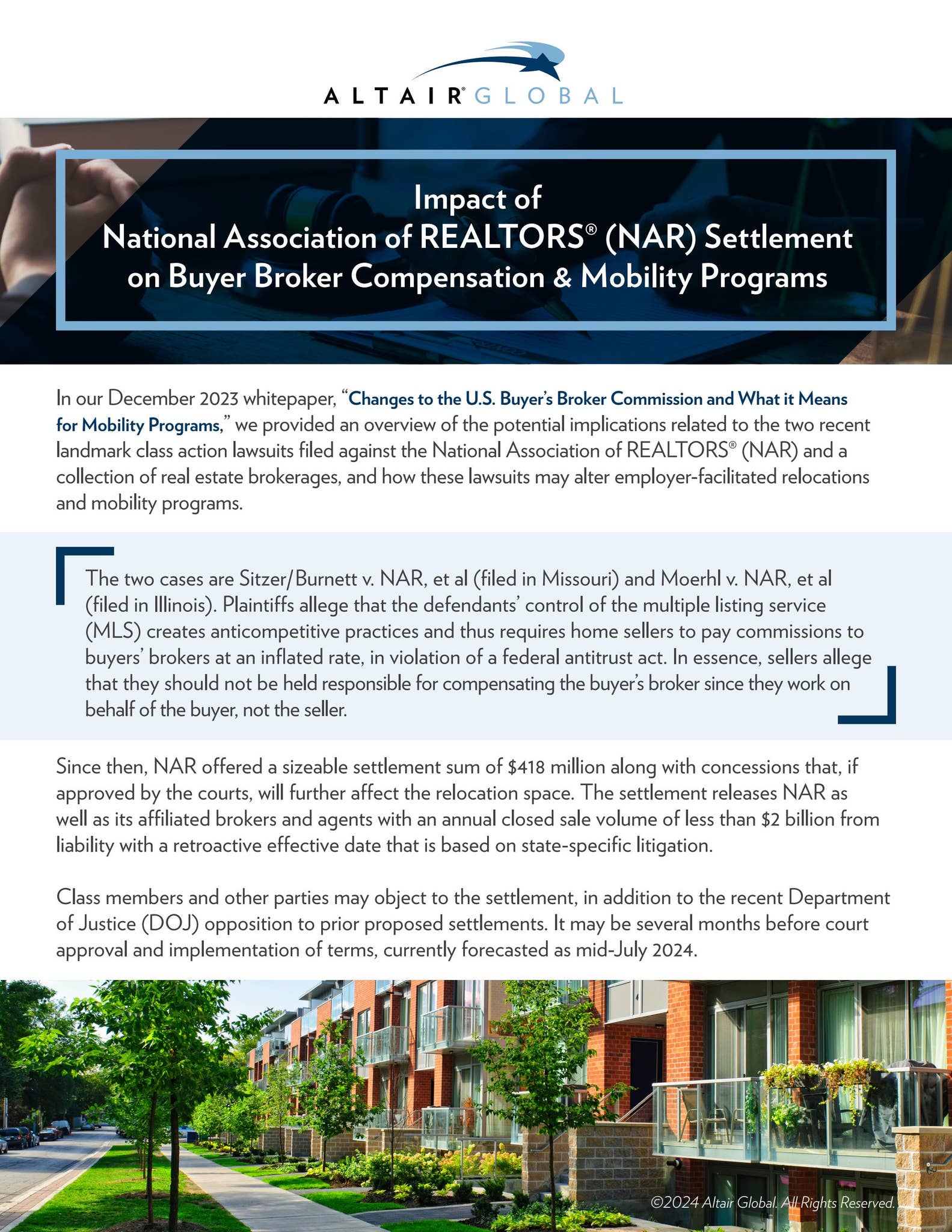 Impact of National Association of REALTORS® (NAR) Settlement on Buyer ...