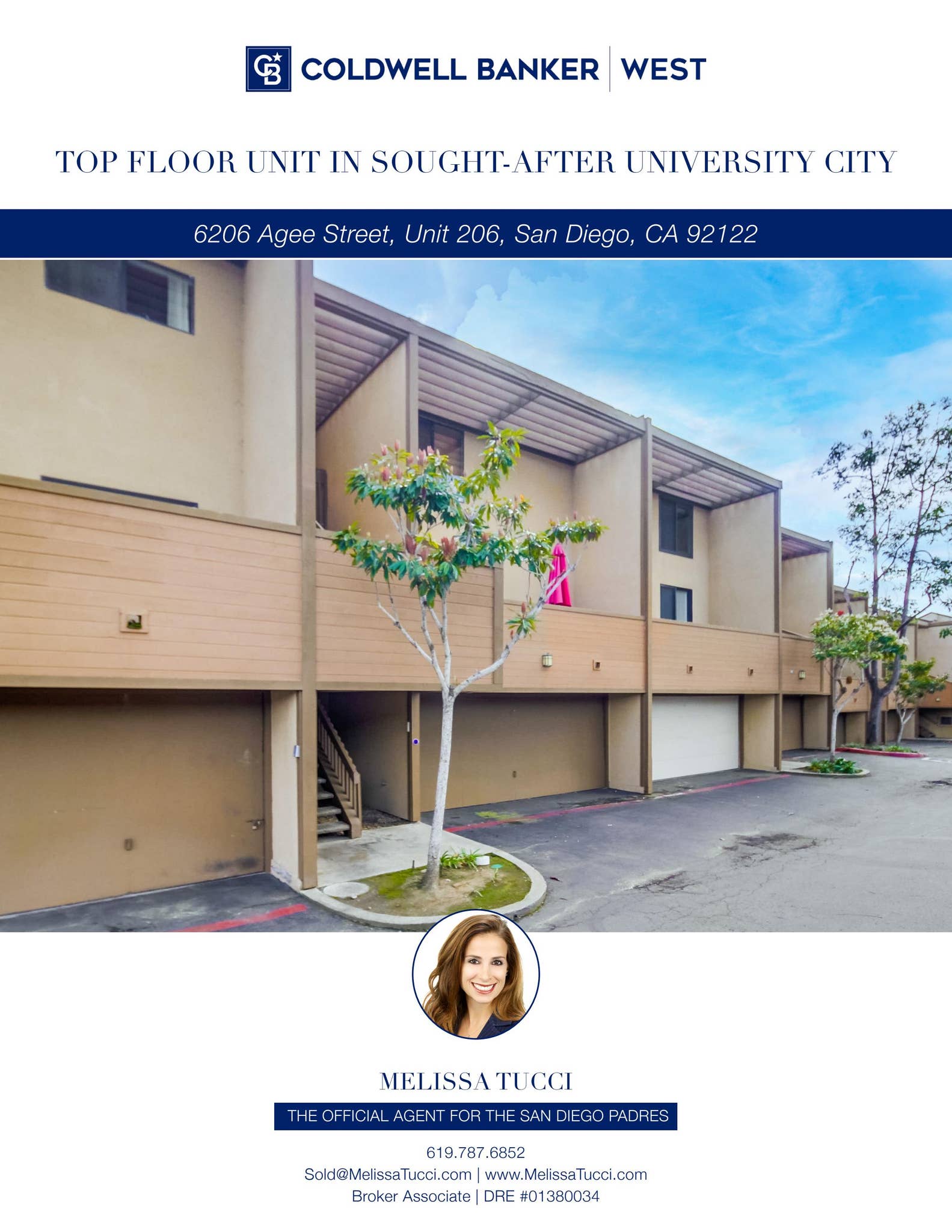 Melissa Tucci | 6206 Agee Street, Unit 206, San Diego by Coldwell ...