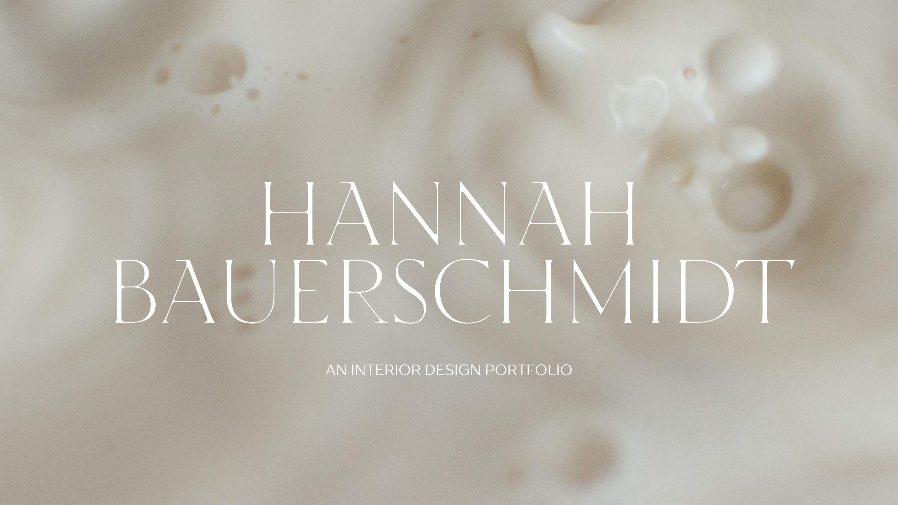 hB Portfolio by Hannah Bauerschmidt - Issuu