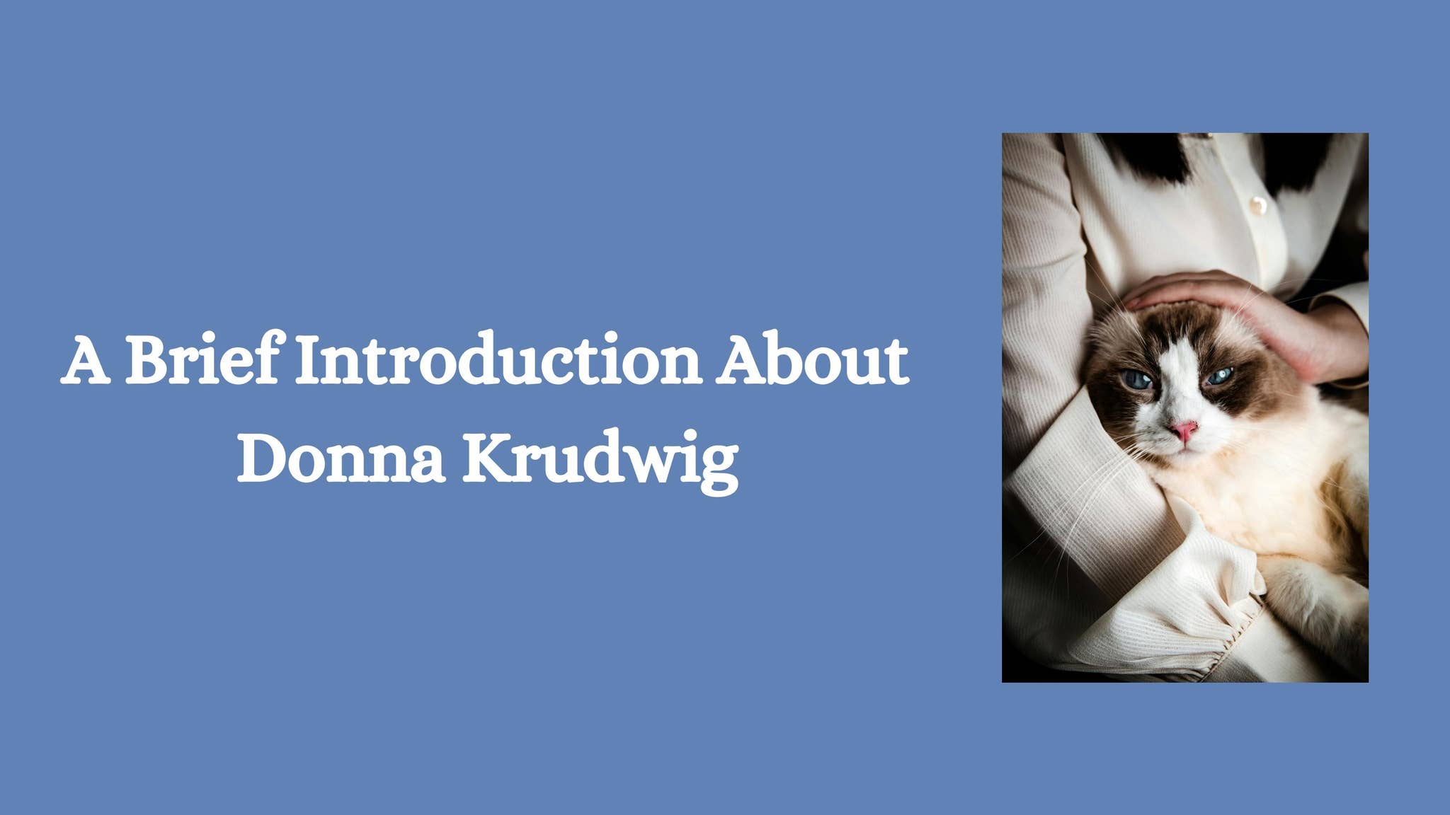 A Brief Introduction About Donna Krudwig by Donna Krudwig - Issuu