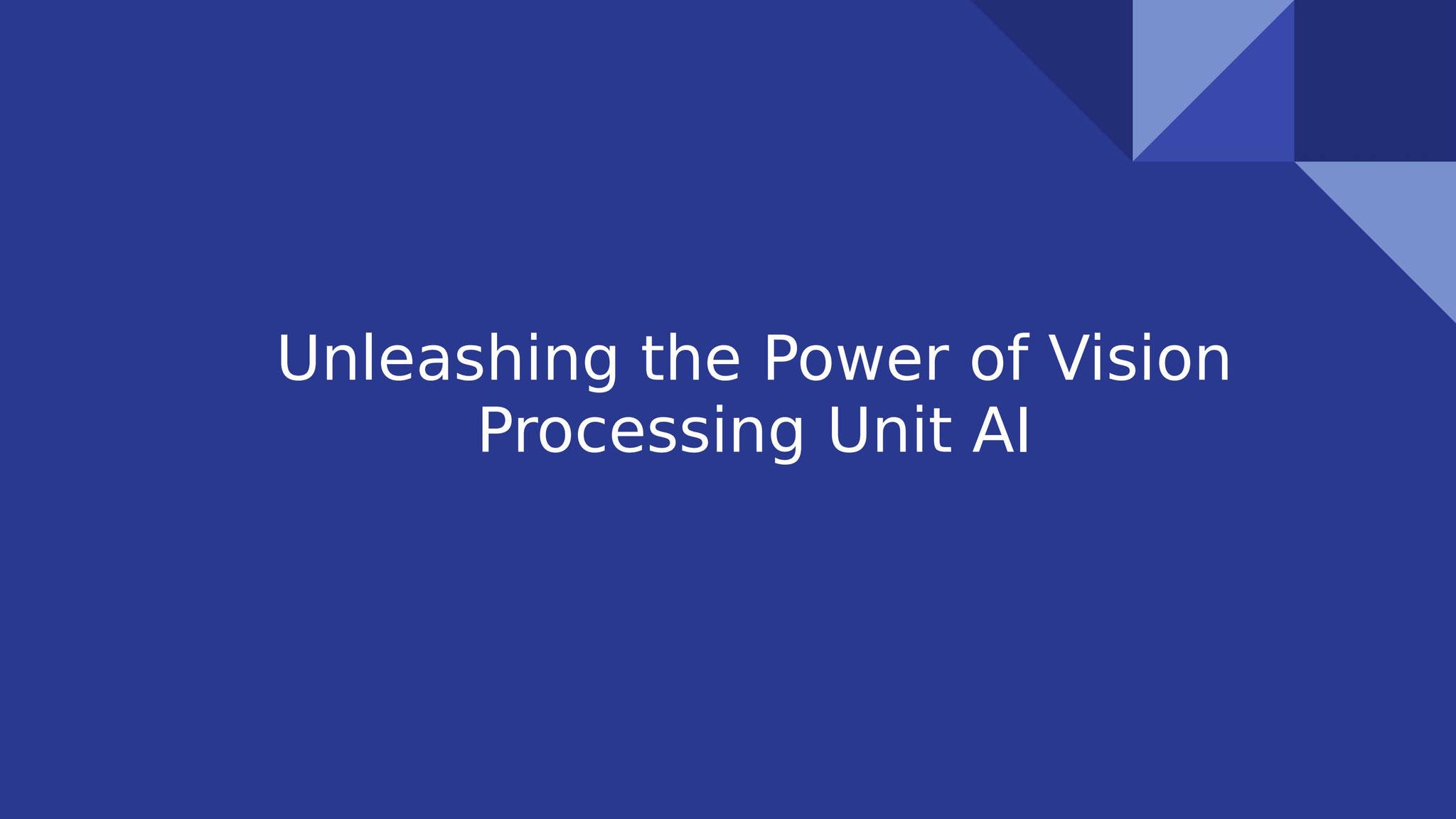 Vision Processing Unit by Beta Tech - Issuu