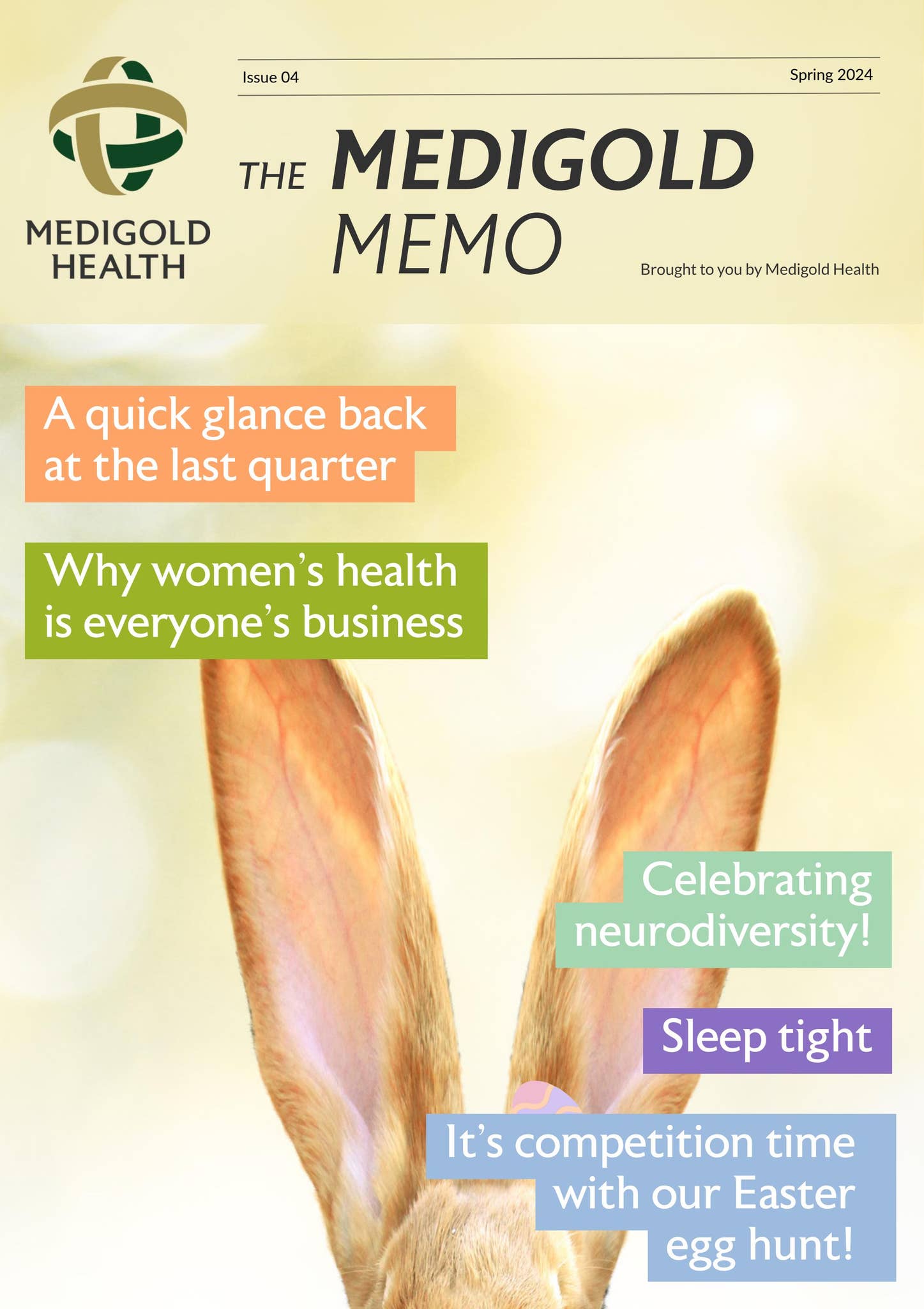 The Medigold Memo - Issue 04 - Spring 2024 by Medigold_Health - Issuu