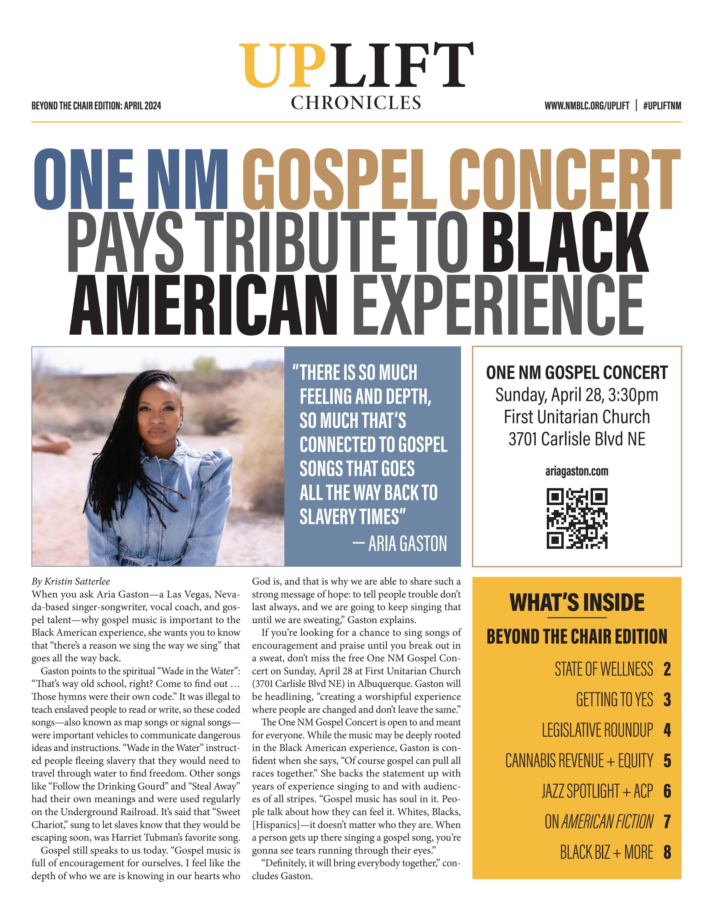 UpLift Chronicles April 2024 Beyond the Chair Edition v3i2 by NMBlackLeadership - Issuu