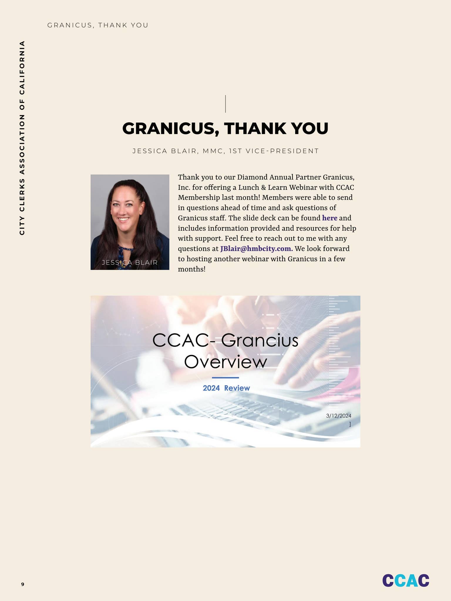 CCAC | Official Word | April 2024 by CCACalifornia - Issuu
