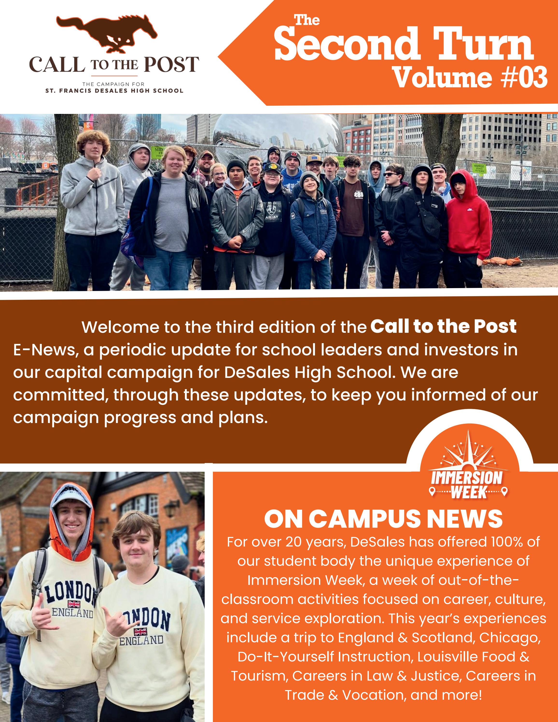 The Second Turn - Call to the Post Newsletter by DeSalesColts - Issuu