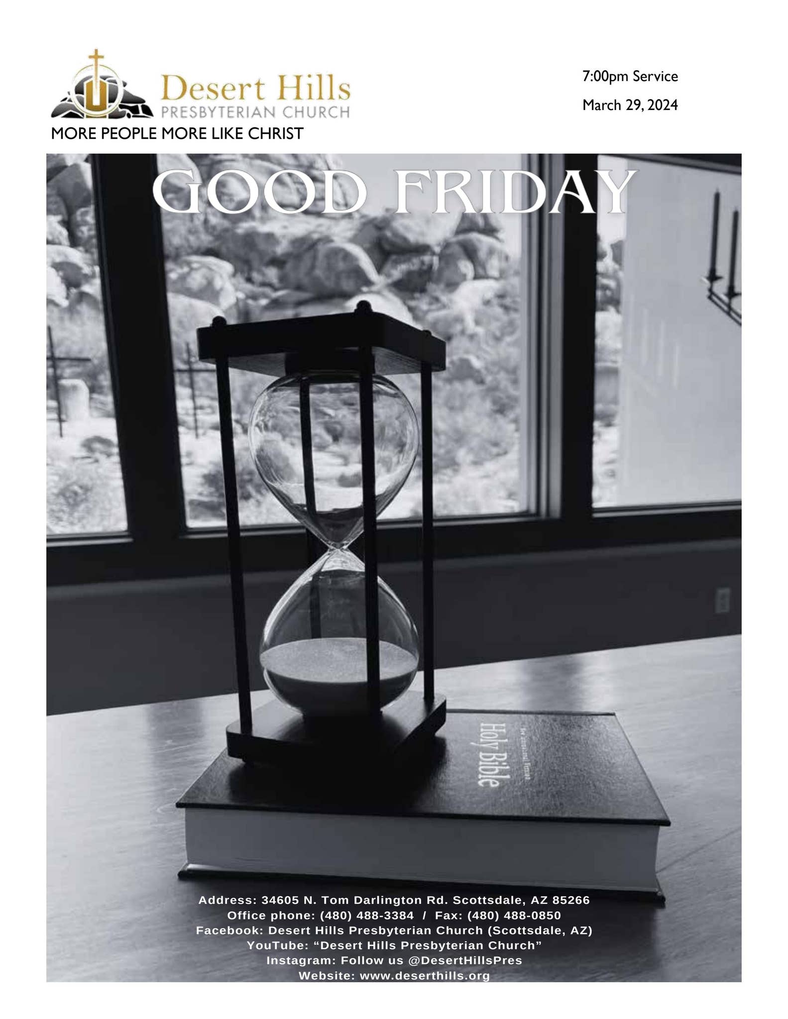 Good Friday Bulletin 2024 by Desert Hills Presbyterian Church - Issuu