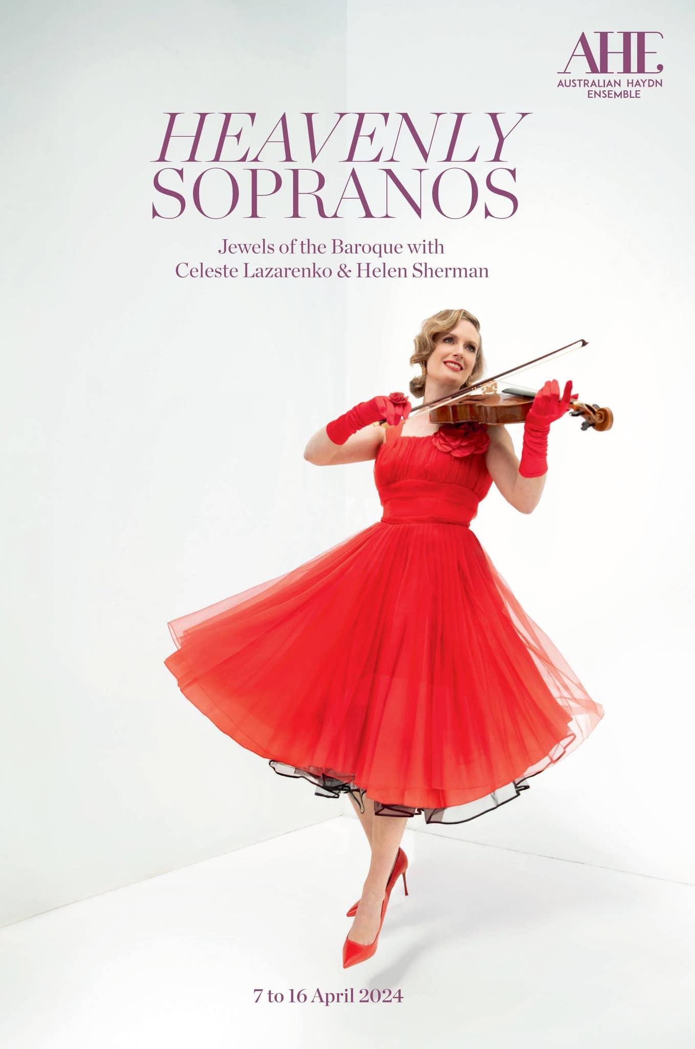 HEAVENLY SOPRANOS concert program Australian Haydn Ensemble (AHE) April ...