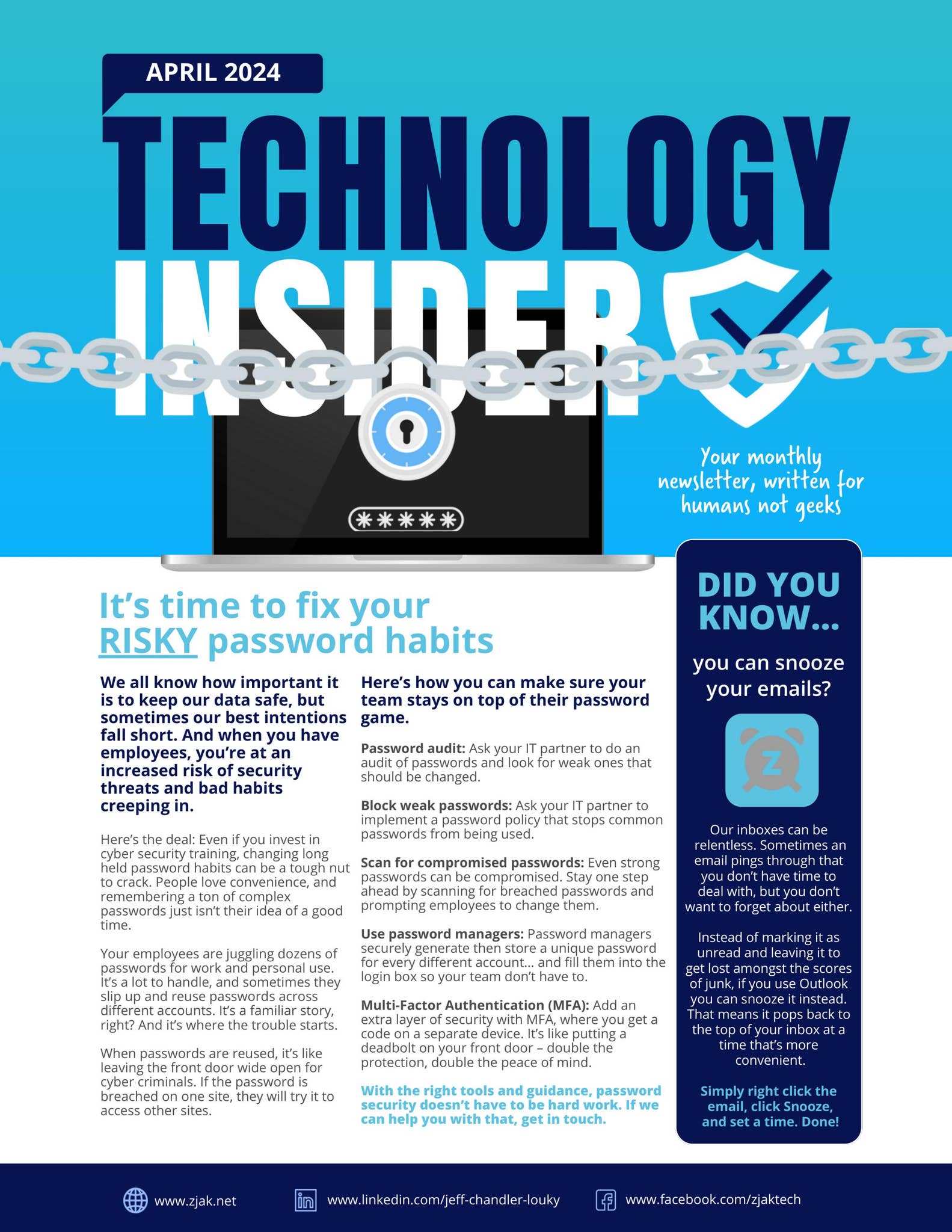 Z-JAK Tech Newsletter April 2024 by Z-JAK Technologies - Issuu