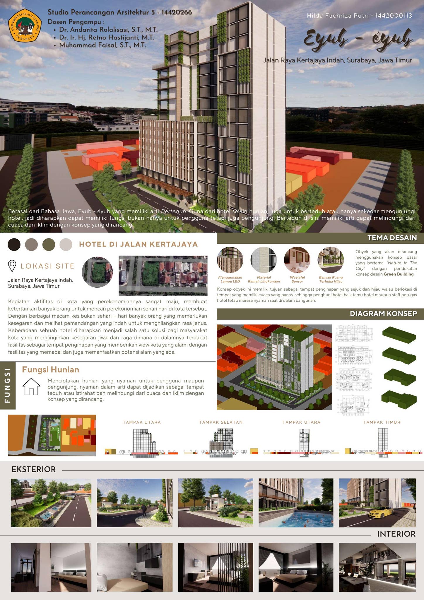 Studio Perancangan Arsitektur 5 - High Rise Building by Hilda Fachriza ...