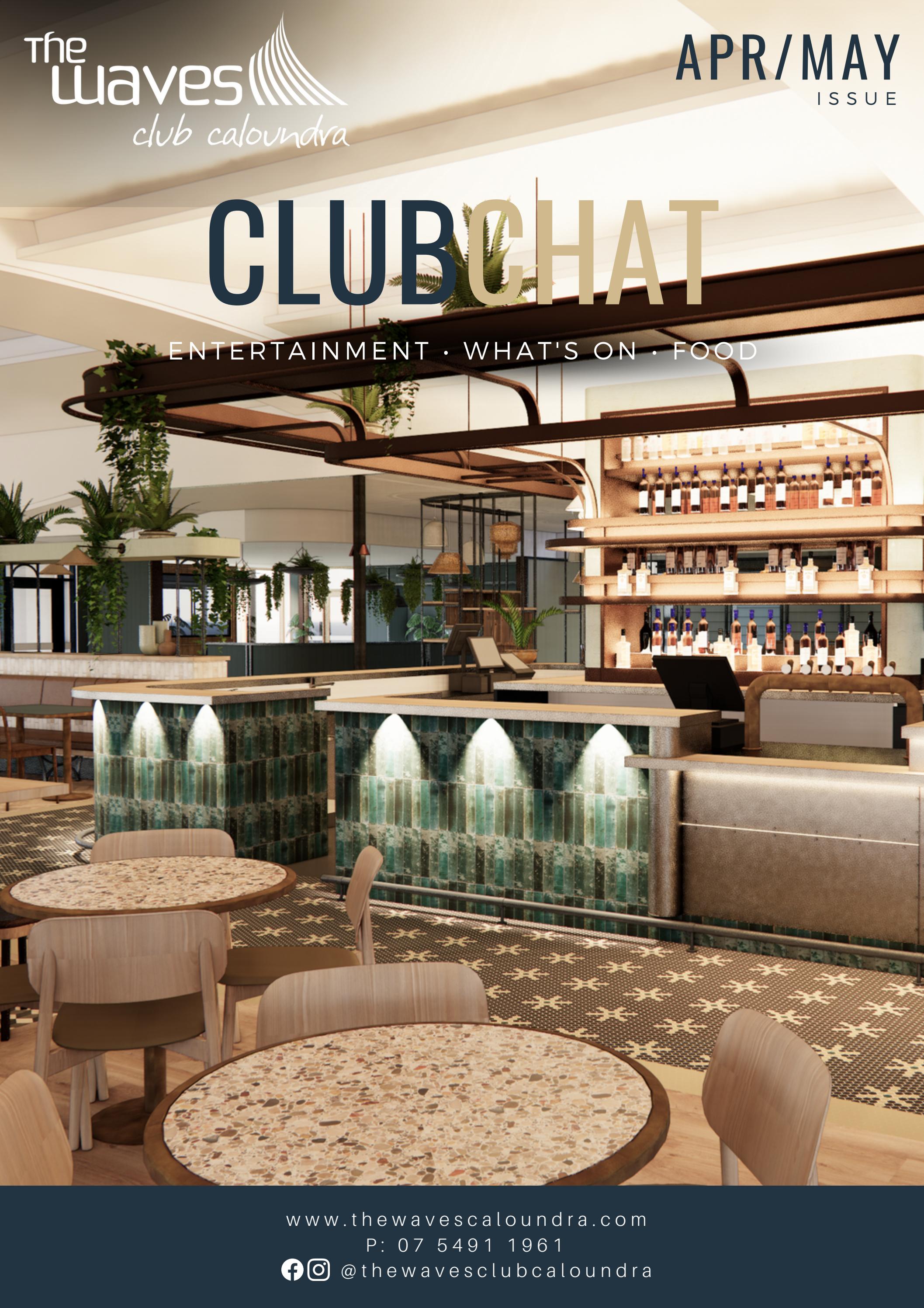 The Waves Club Caloundra ClubChat - April/May by thewavessportsclub - Issuu