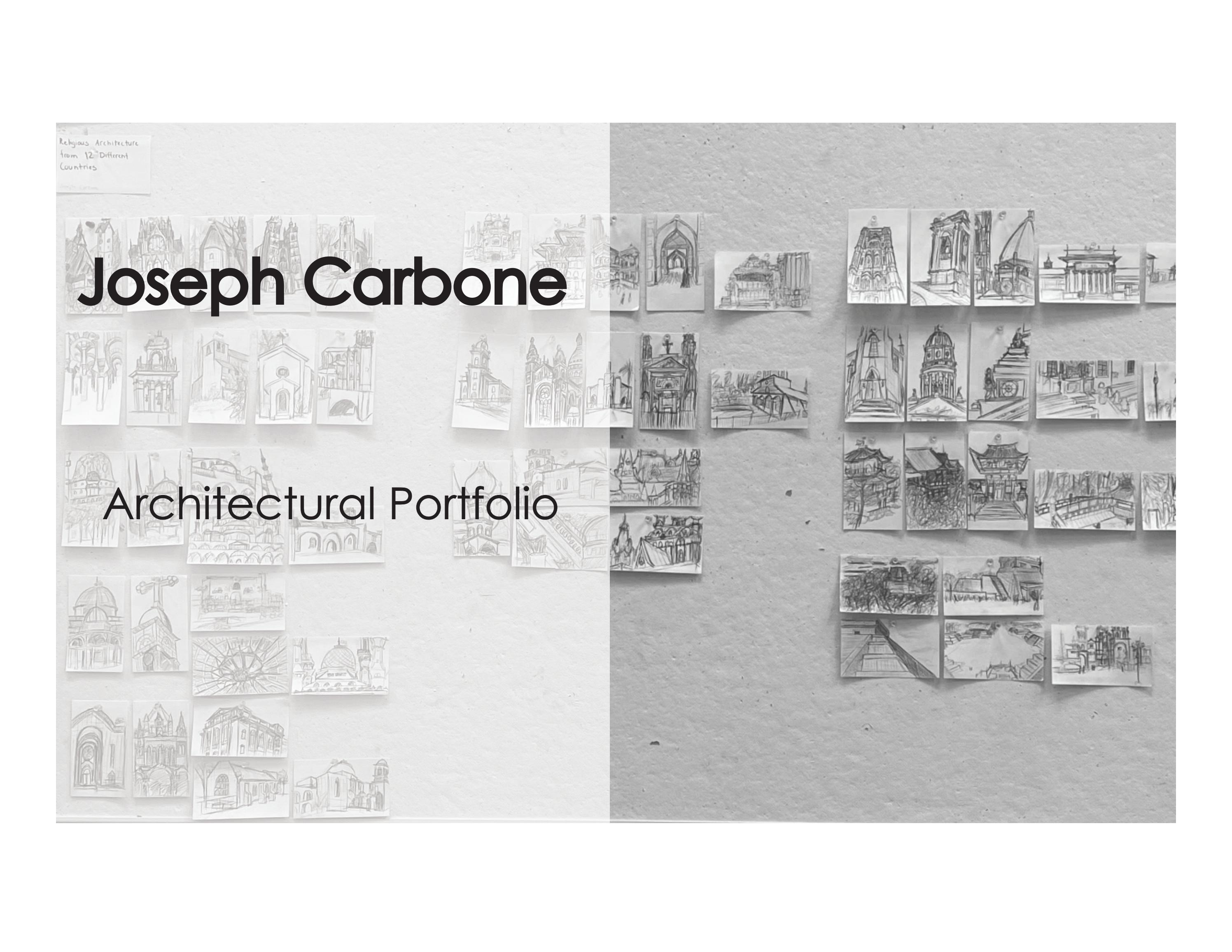 Architecture Portfolio - Joseph Carbone by jecarbone - Issuu