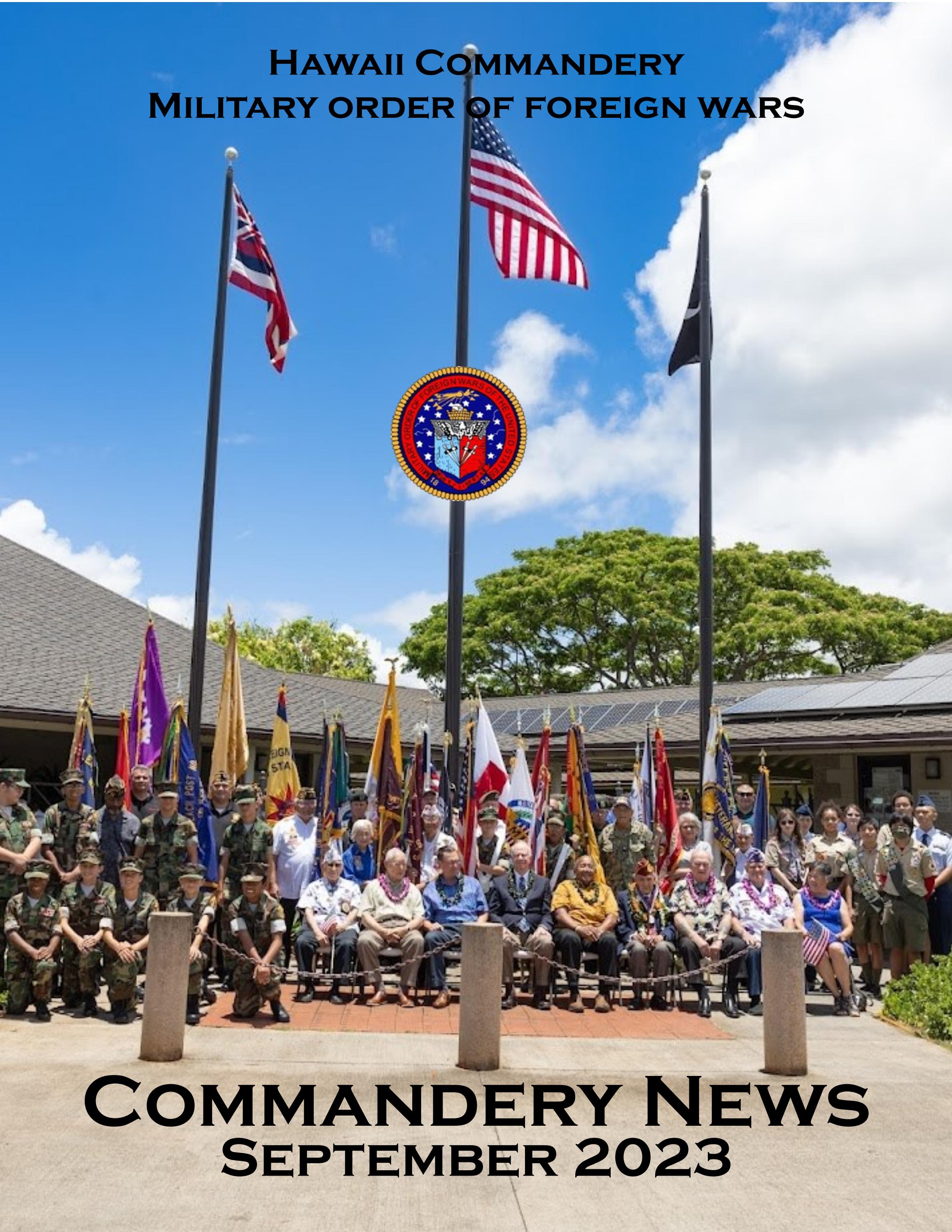 Hawaii MOFW Commandery News September 2023 by Hawaii Commandery ...