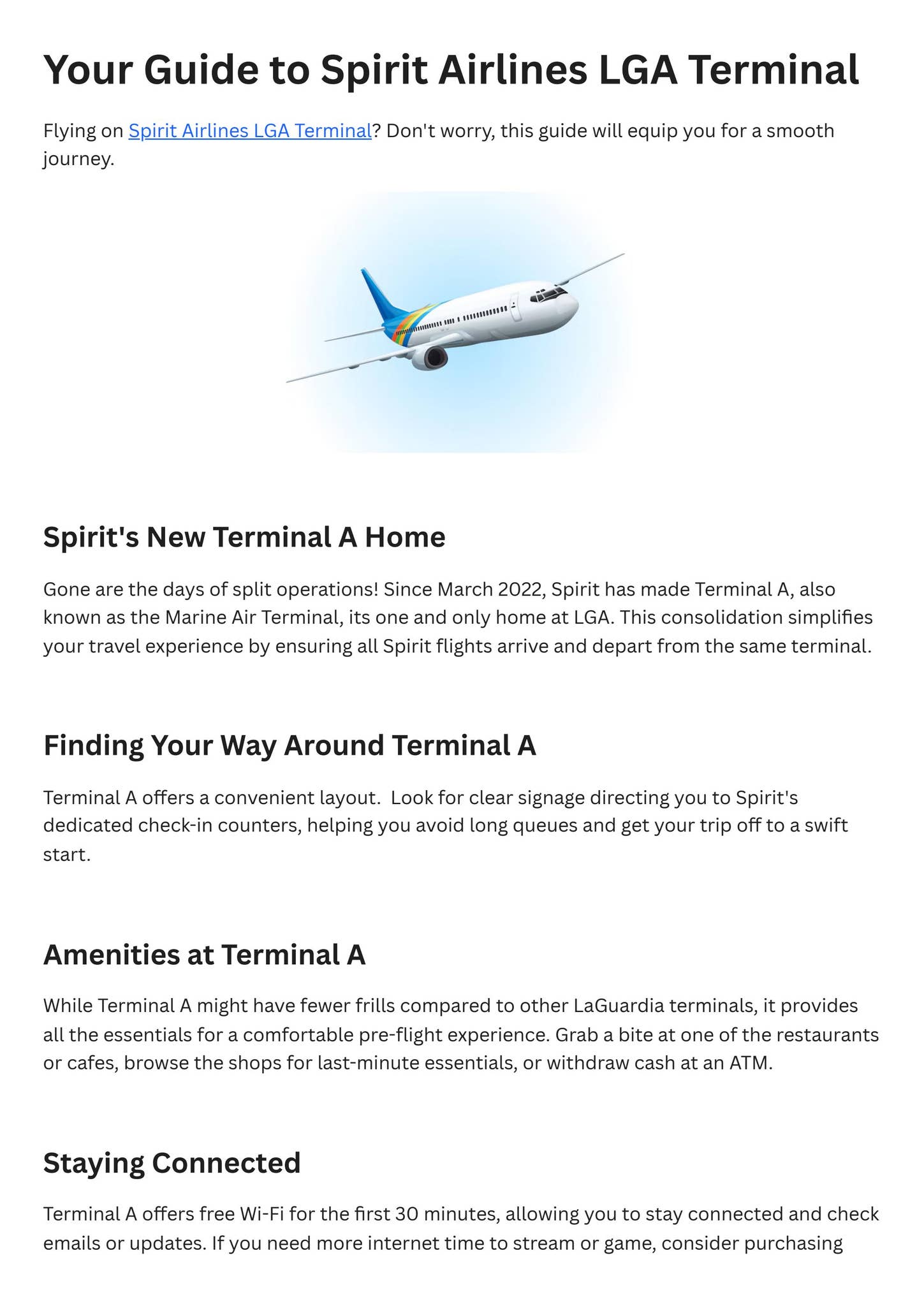 Your Guide to Spirit Airlines LGA Terminal by AirlinesAirportsTerminal ...