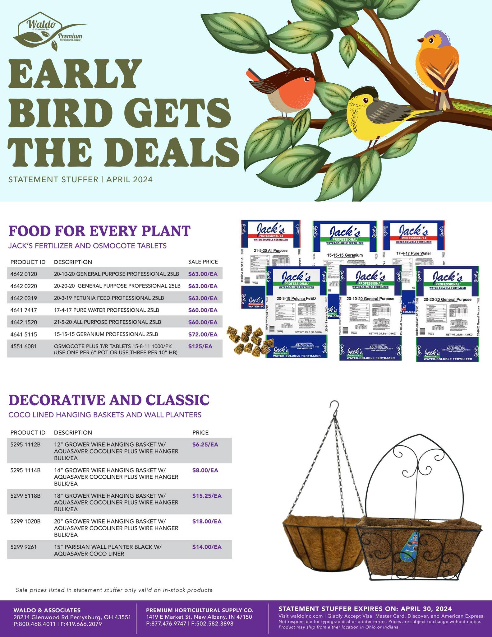 April 2024 Statement Stuffer by Waldo & Associate, Inc - Issuu