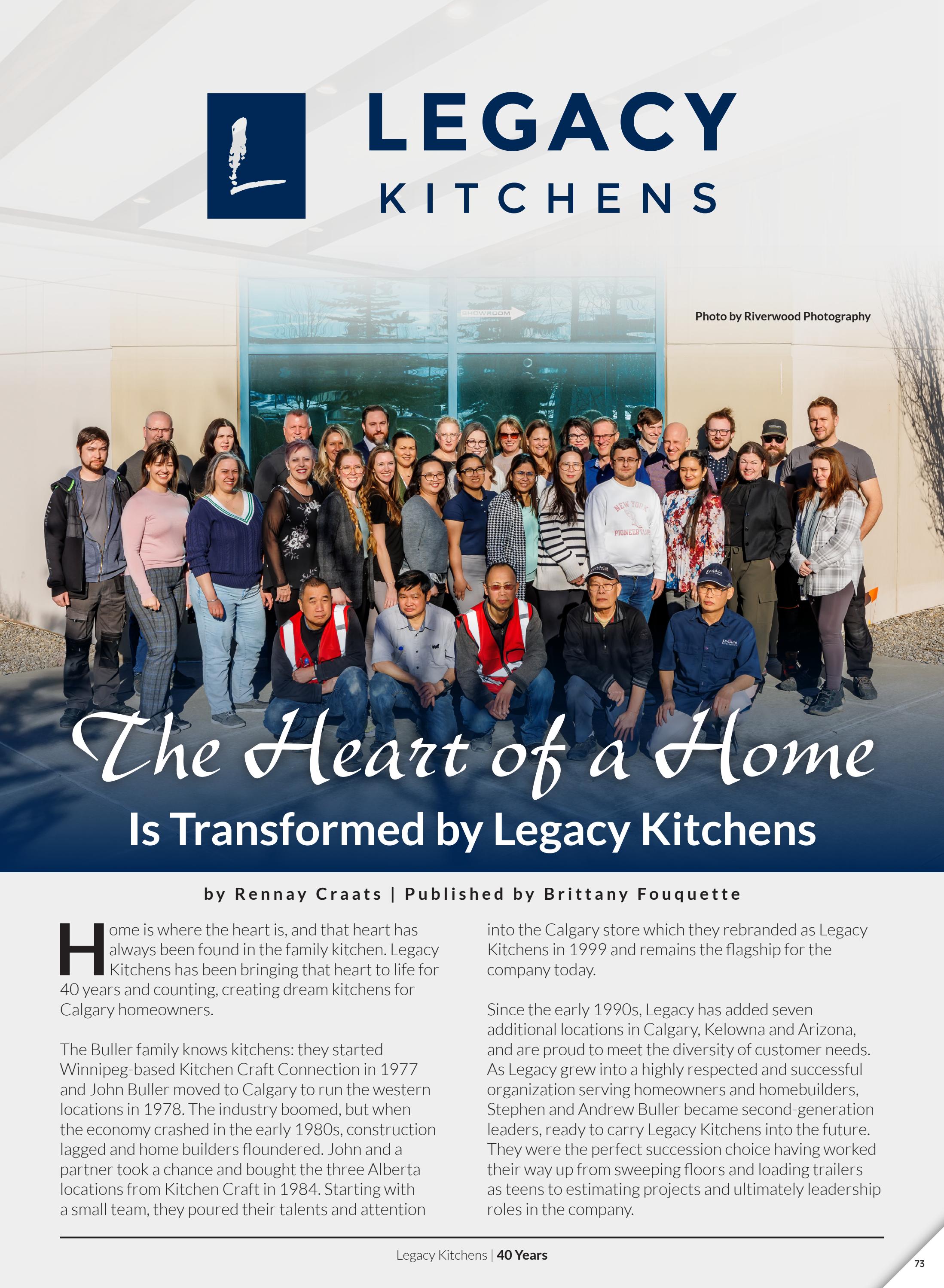 Legacy Kitchens - Celebrating 40 Years by Business in Calgary - Issuu