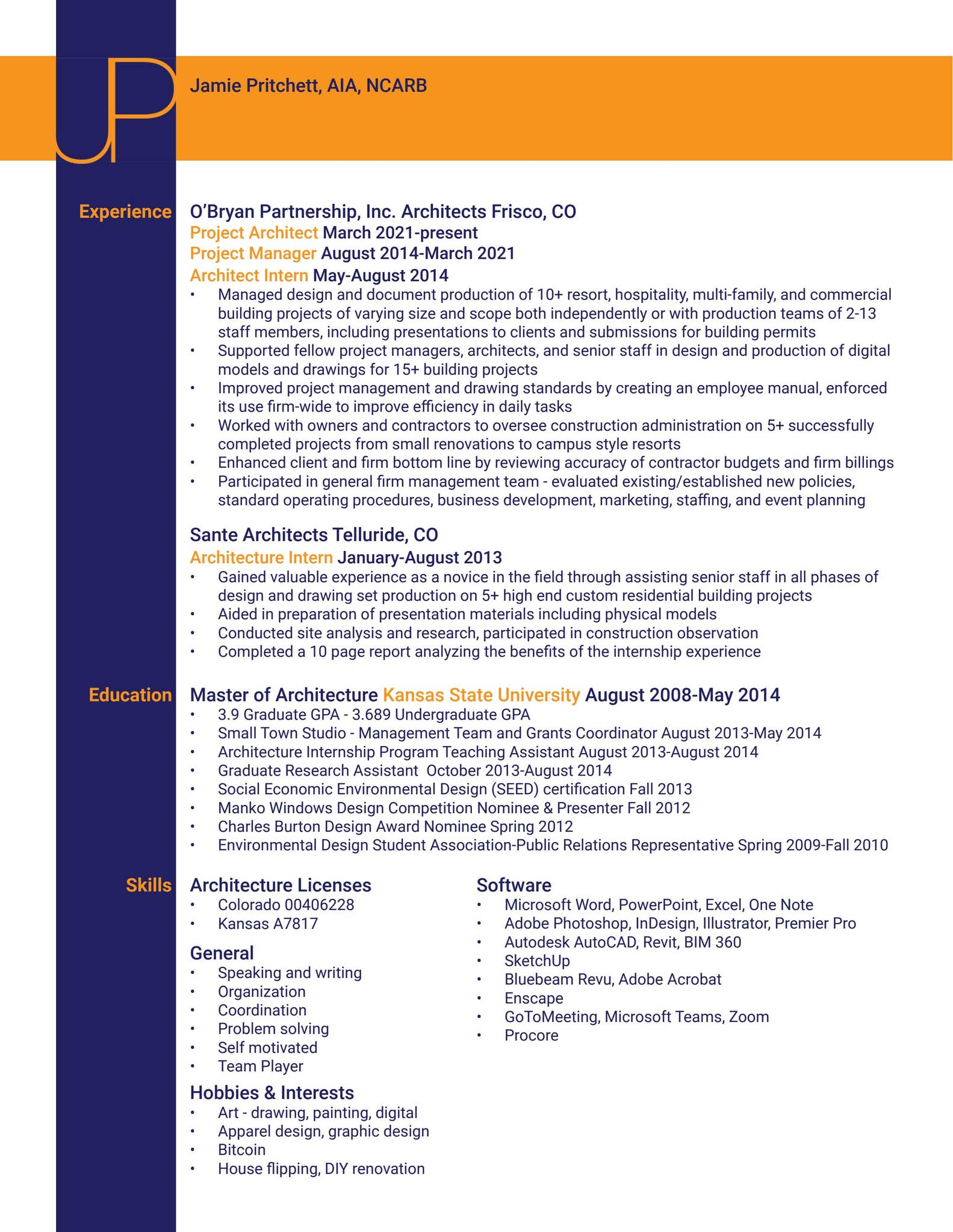 Resume: Jamie Pritchett 2024 by Jamie Pritchett - Issuu