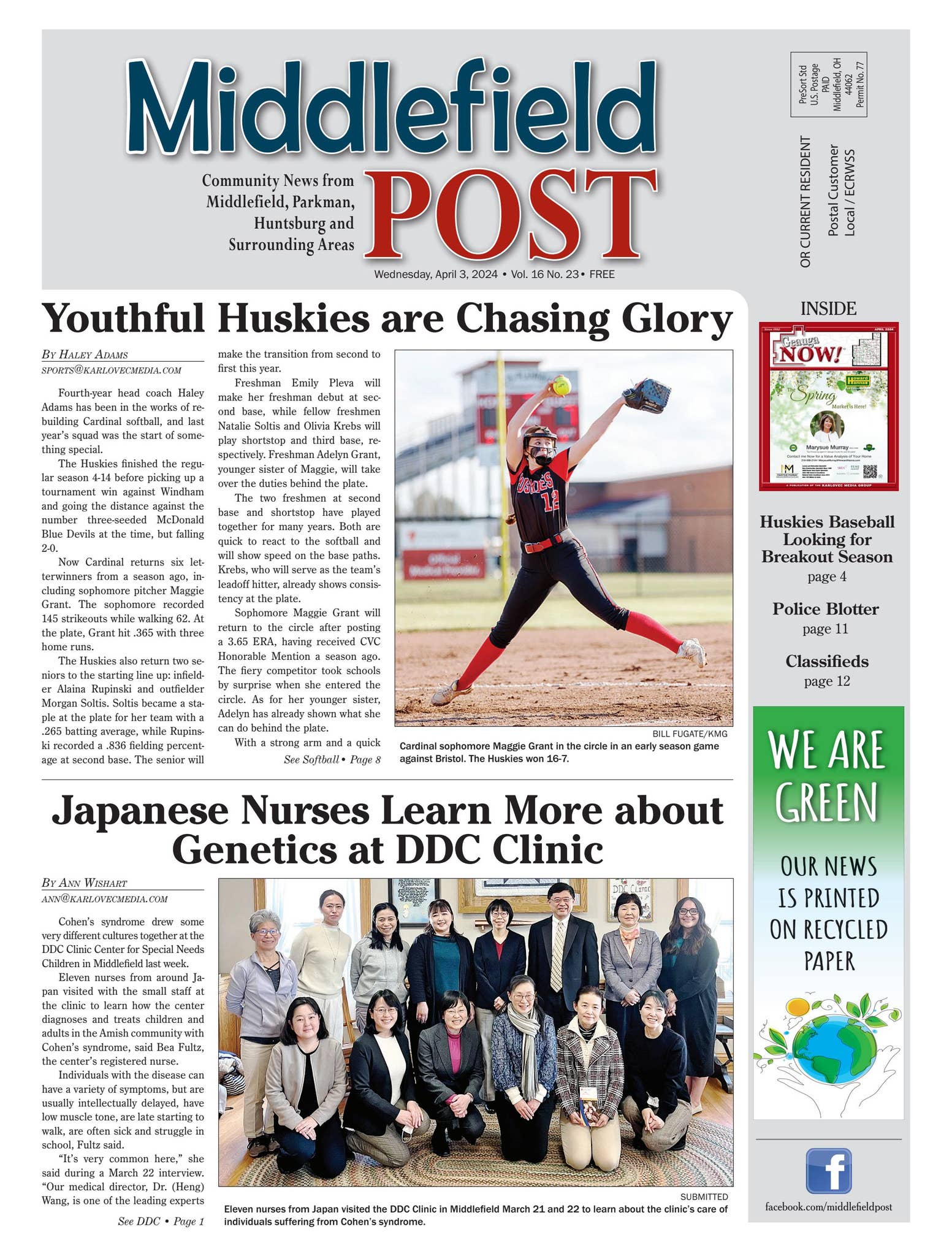 Middlefield Post 4-03-2024 by Geauga County Maple Leaf - Issuu