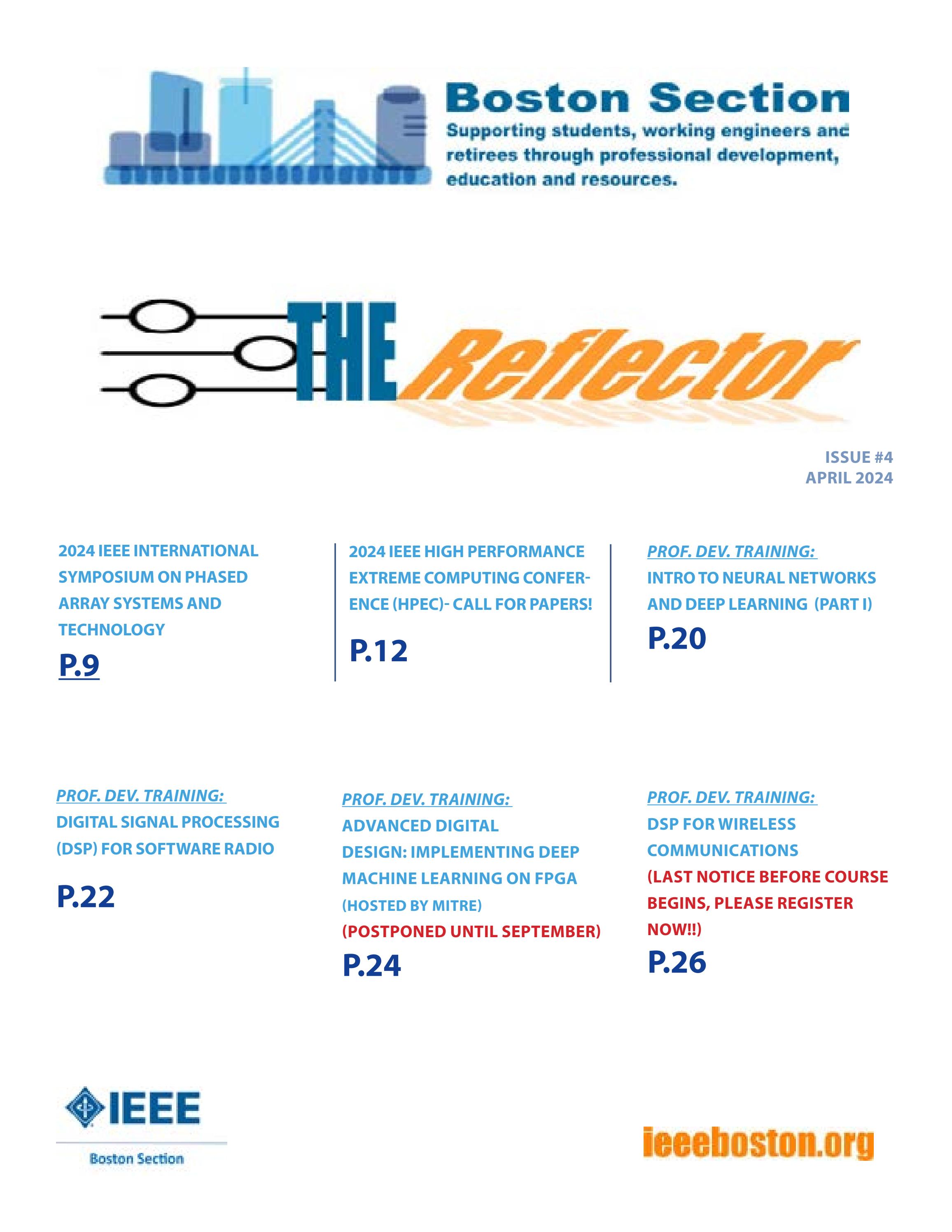 IEEE Boston Section The Reflector April 2024 by IEEE Boston Section - Issuu