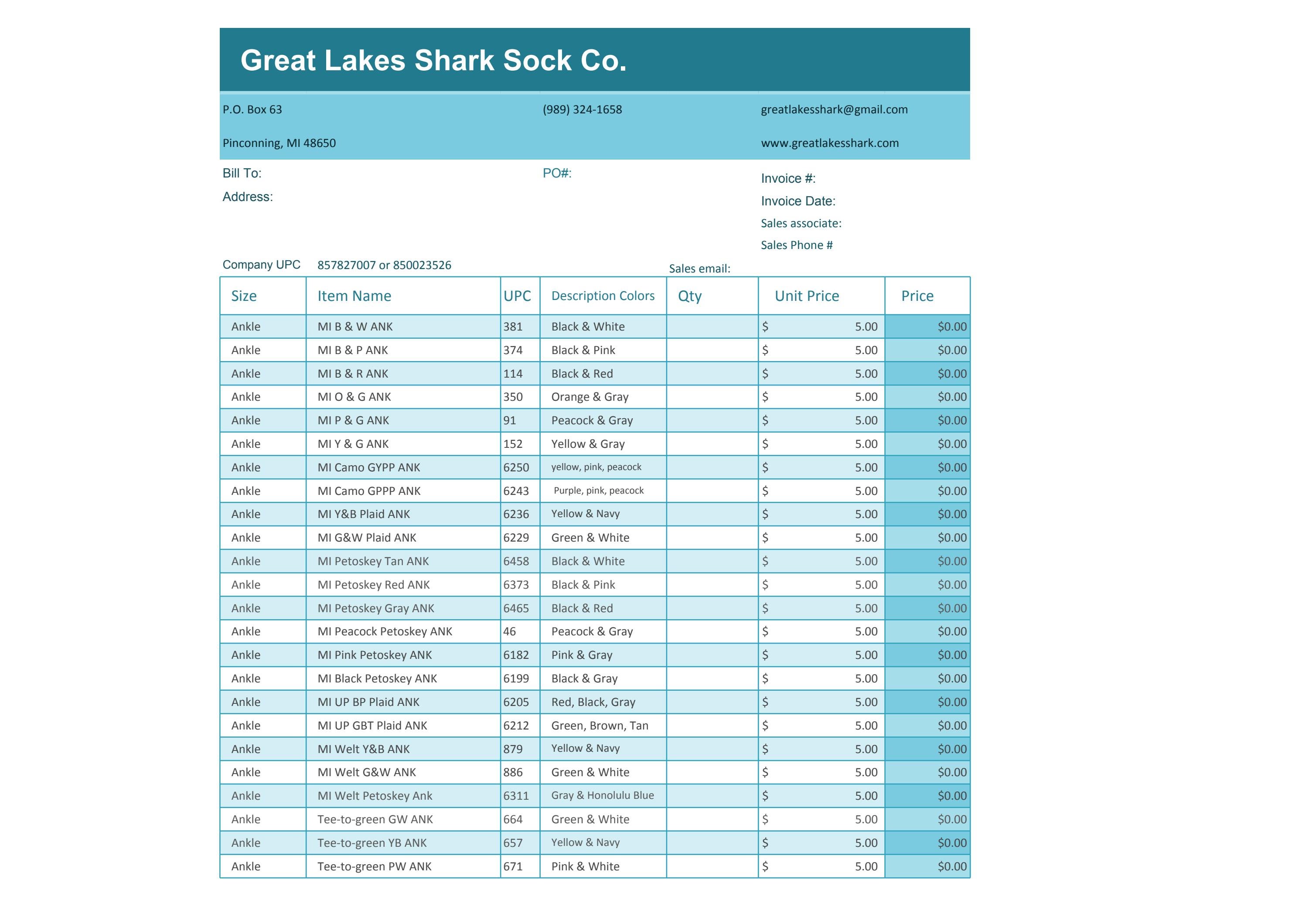 GL Shark Sock Order Form 2024 by Cheryl Fletcher - Issuu