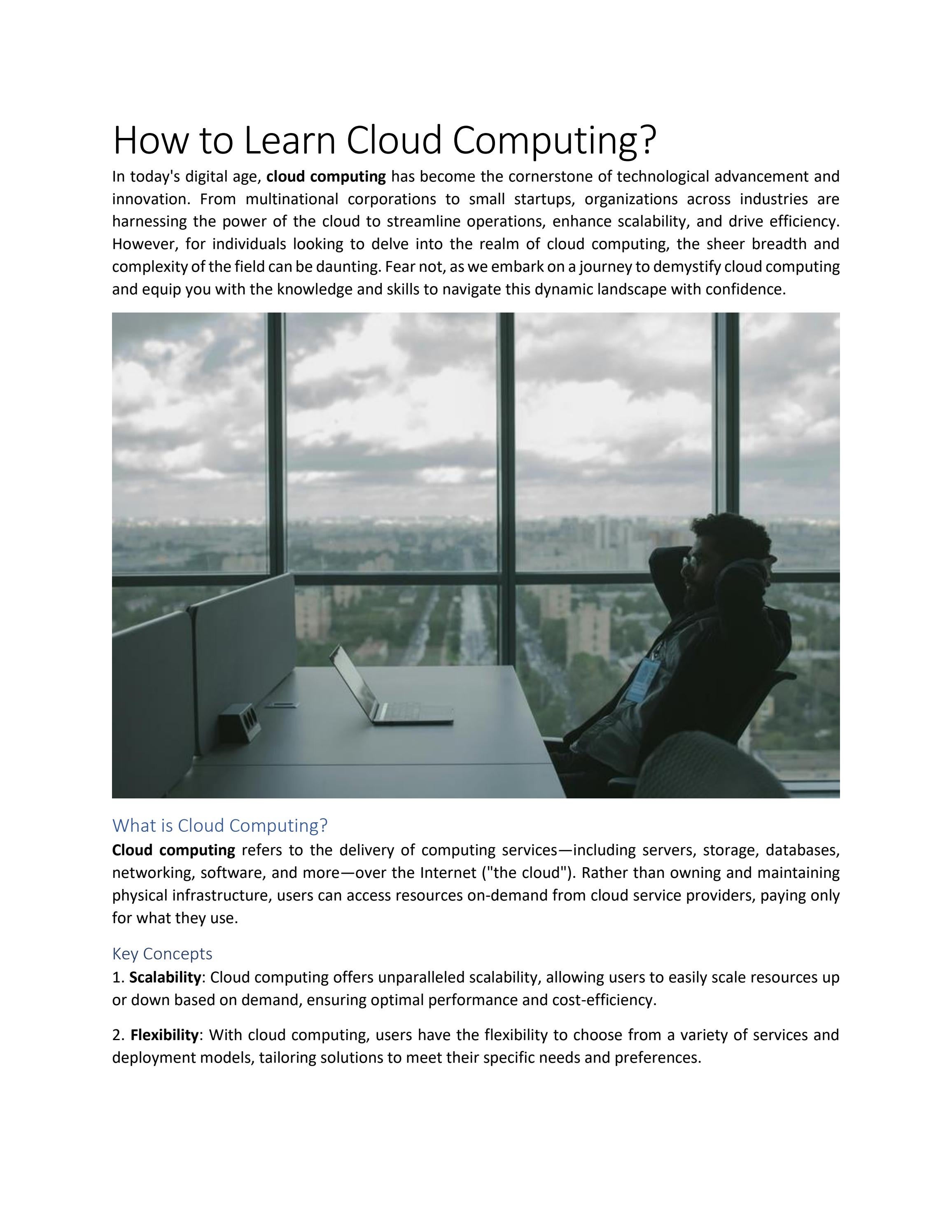 How to Learn Cloud Computing by Donald Wilson - Issuu