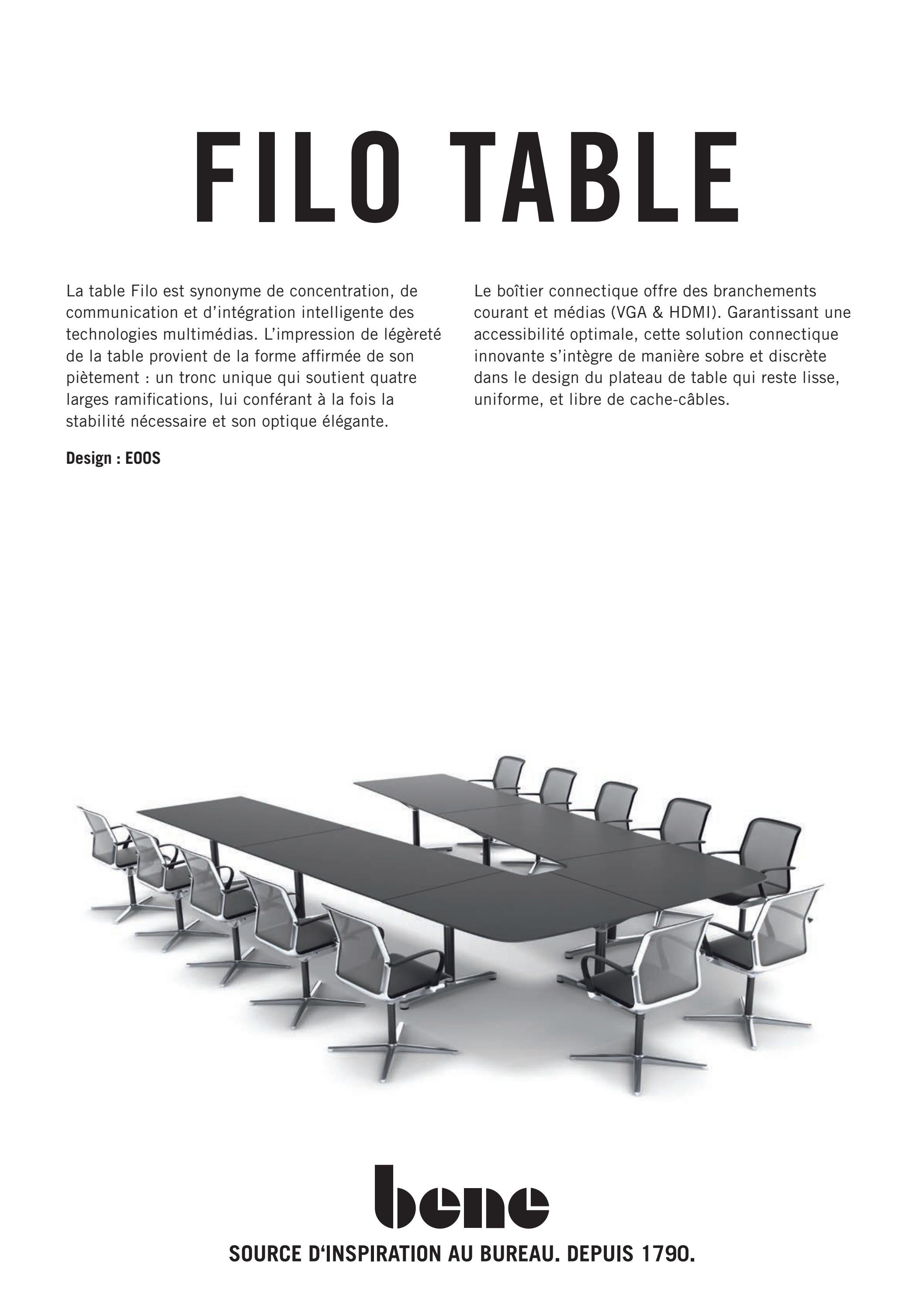 fiche-technique-bene-filo-table by Bene Office - Issuu