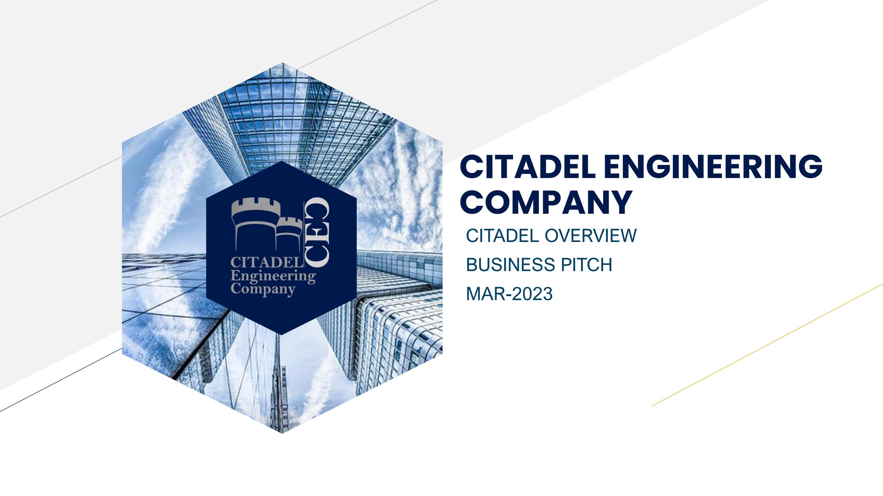 Citadel Business Pitch by Citadel Engineering - Issuu