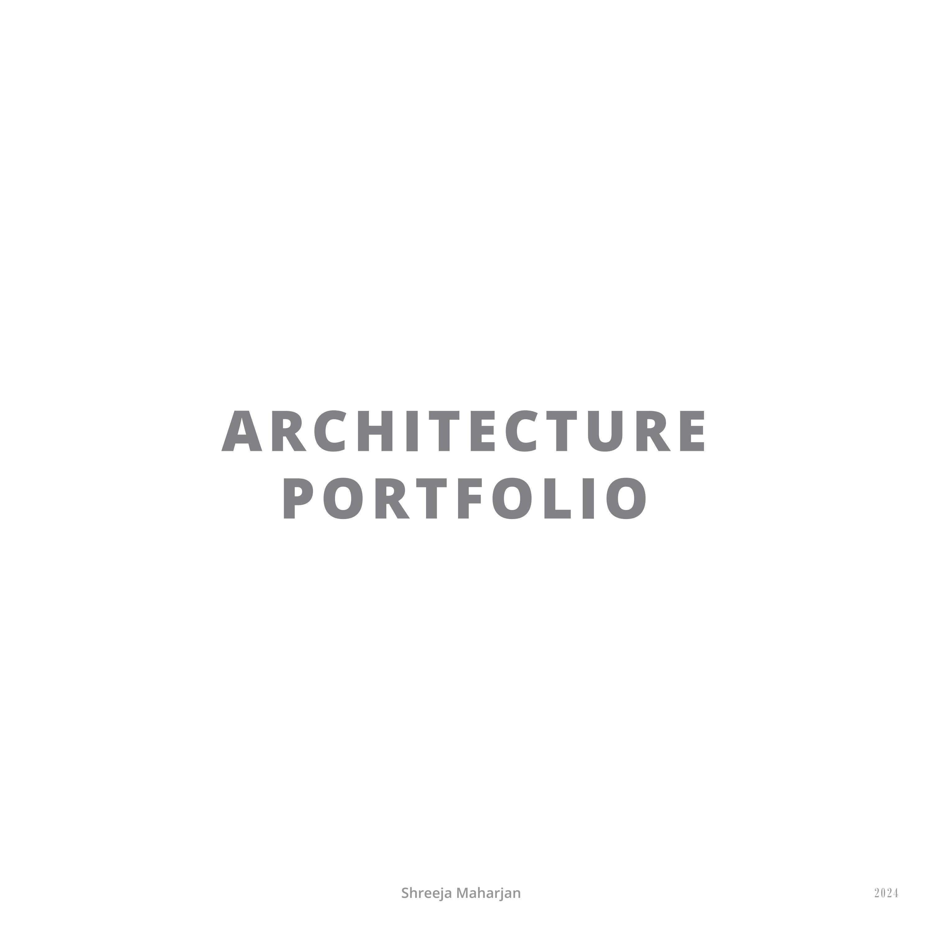 architecture portfolio by shreeeja - Issuu