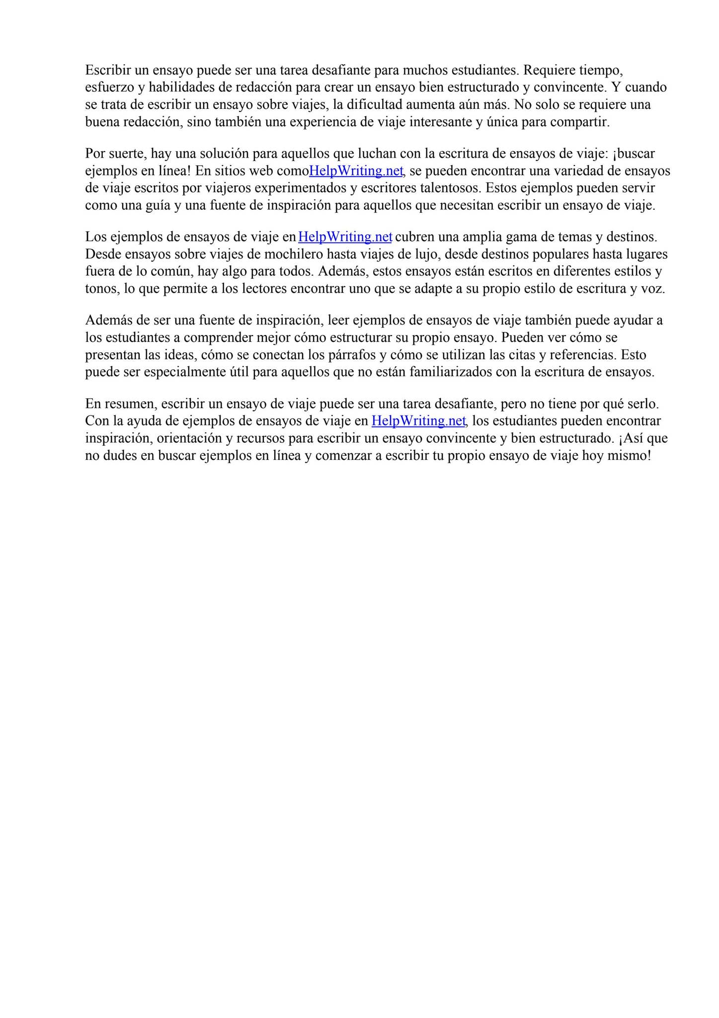 Ejemplos De Ensayos De Viaje by Nikki Baca - Issuu