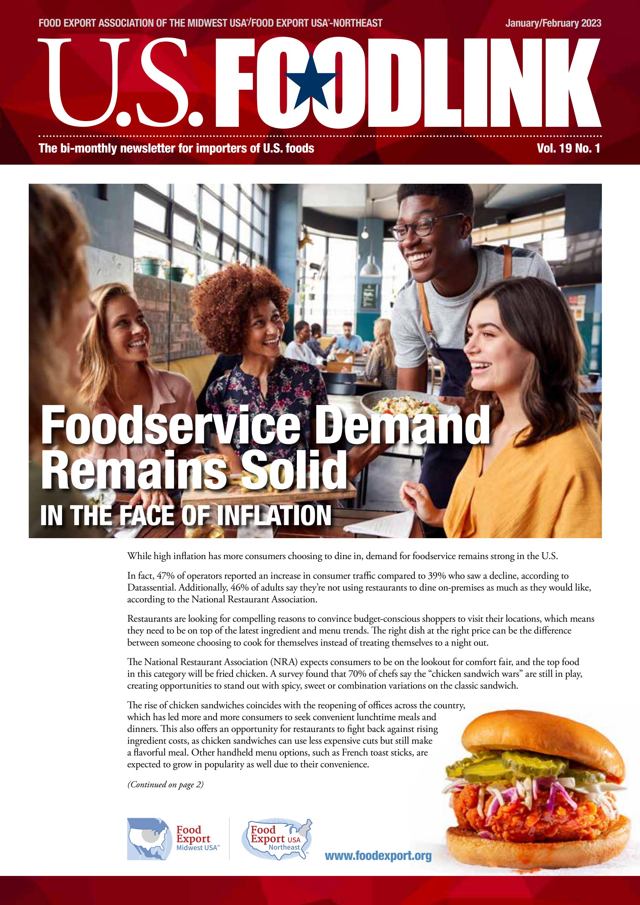 January/February 2023 U.S. Foodlink Newsletter by Food Export USA - Issuu