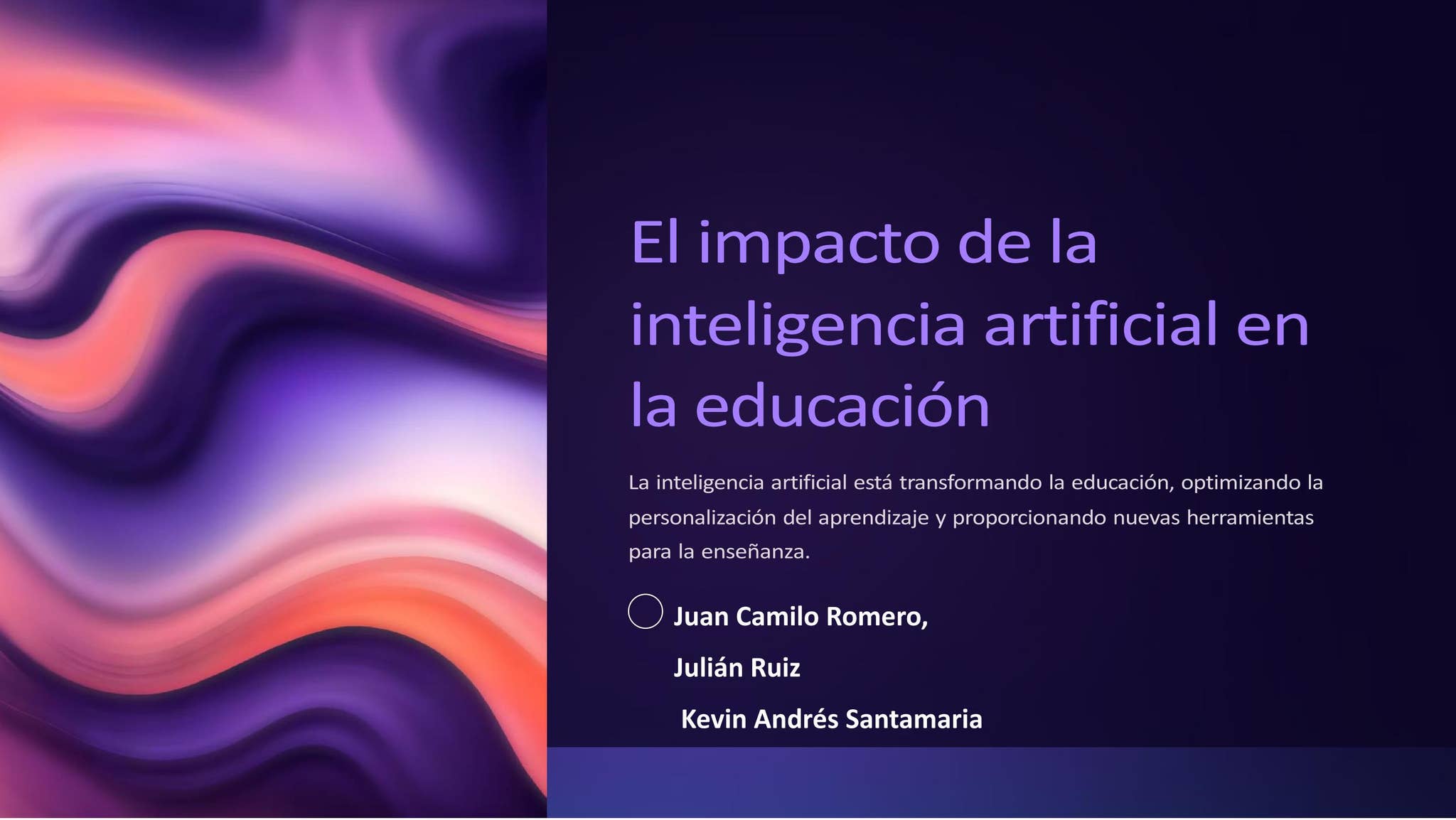 El impacto de la inteligencia artificial en la educación by ...