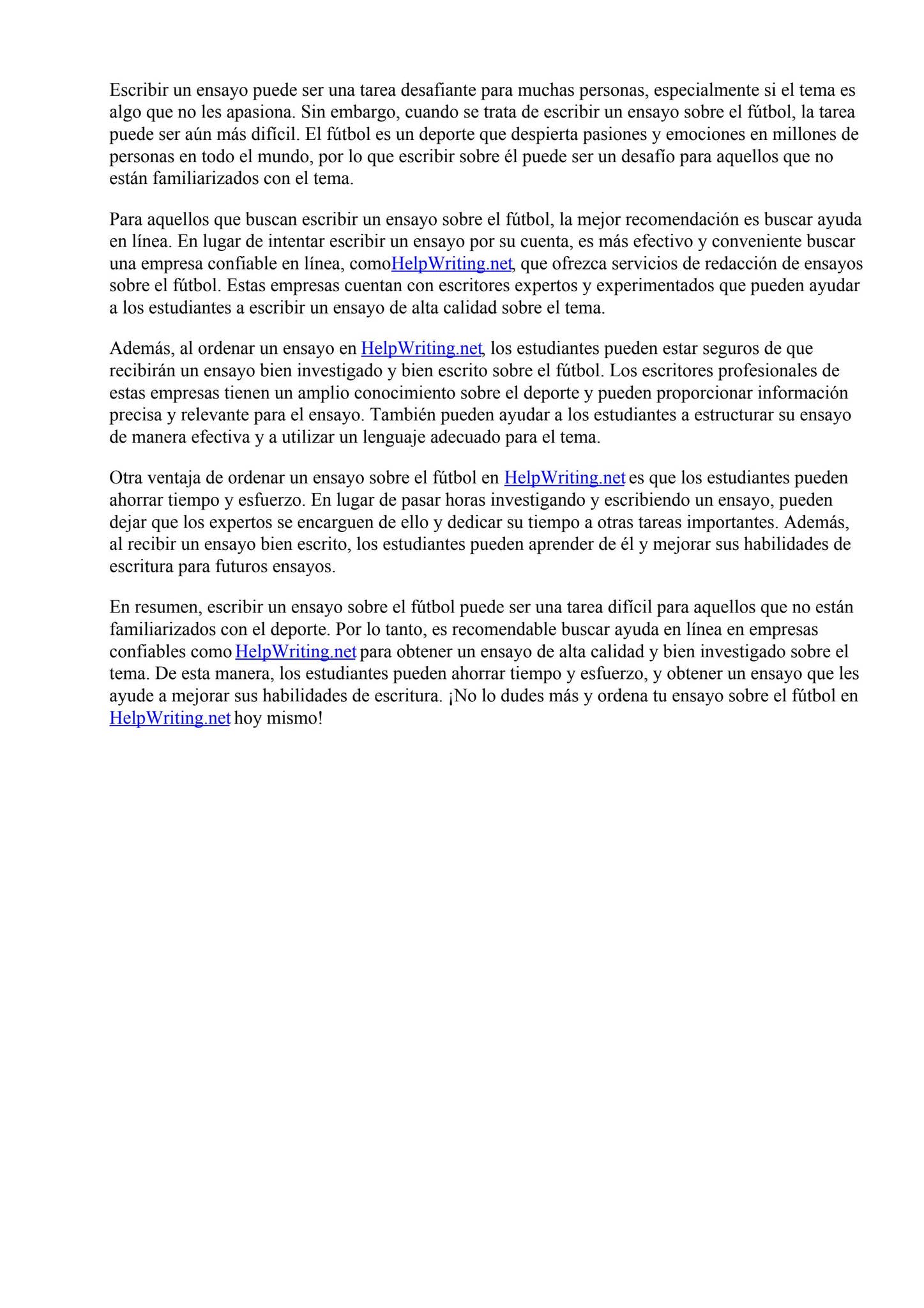 Ensayo Sobre El Fútbol by Danielle Johnson - Issuu