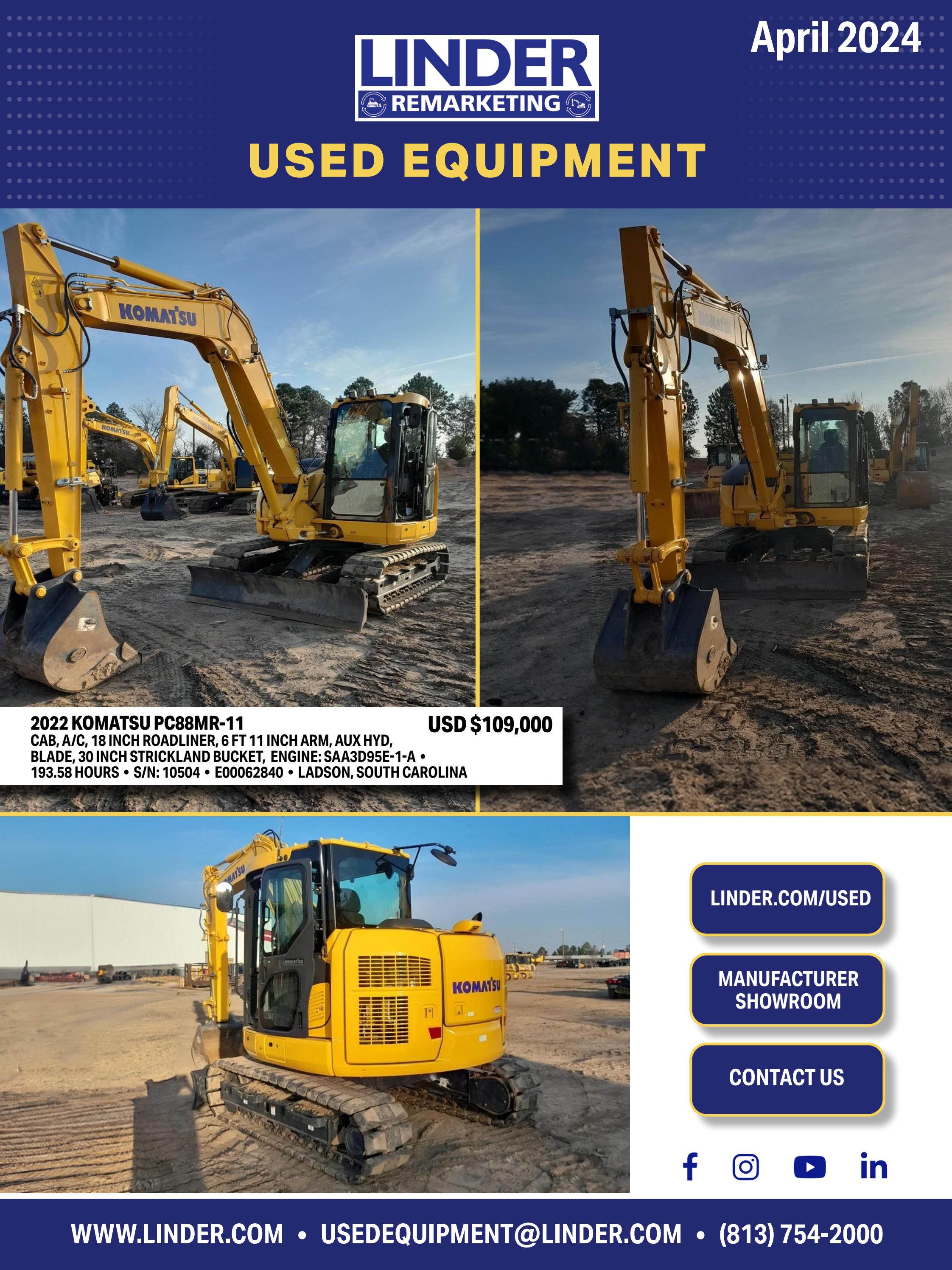 Linder Used Equipment April 2024 by Construction Publications, Inc - Issuu