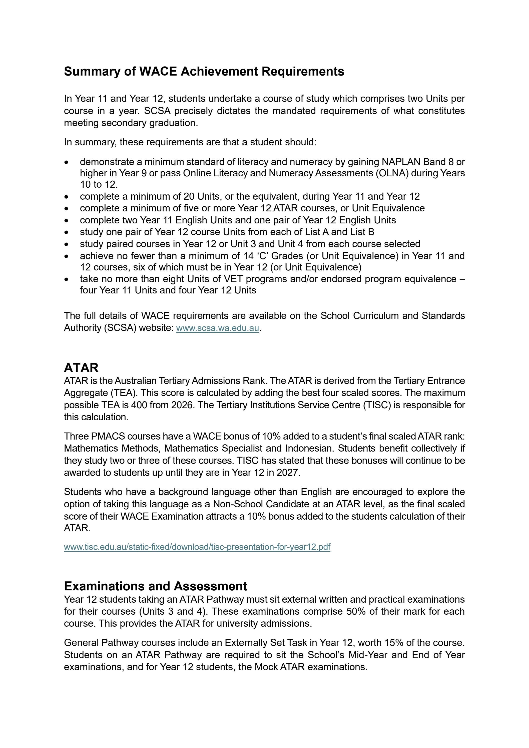 WACE Achievement Requirements by PMACS - Issuu