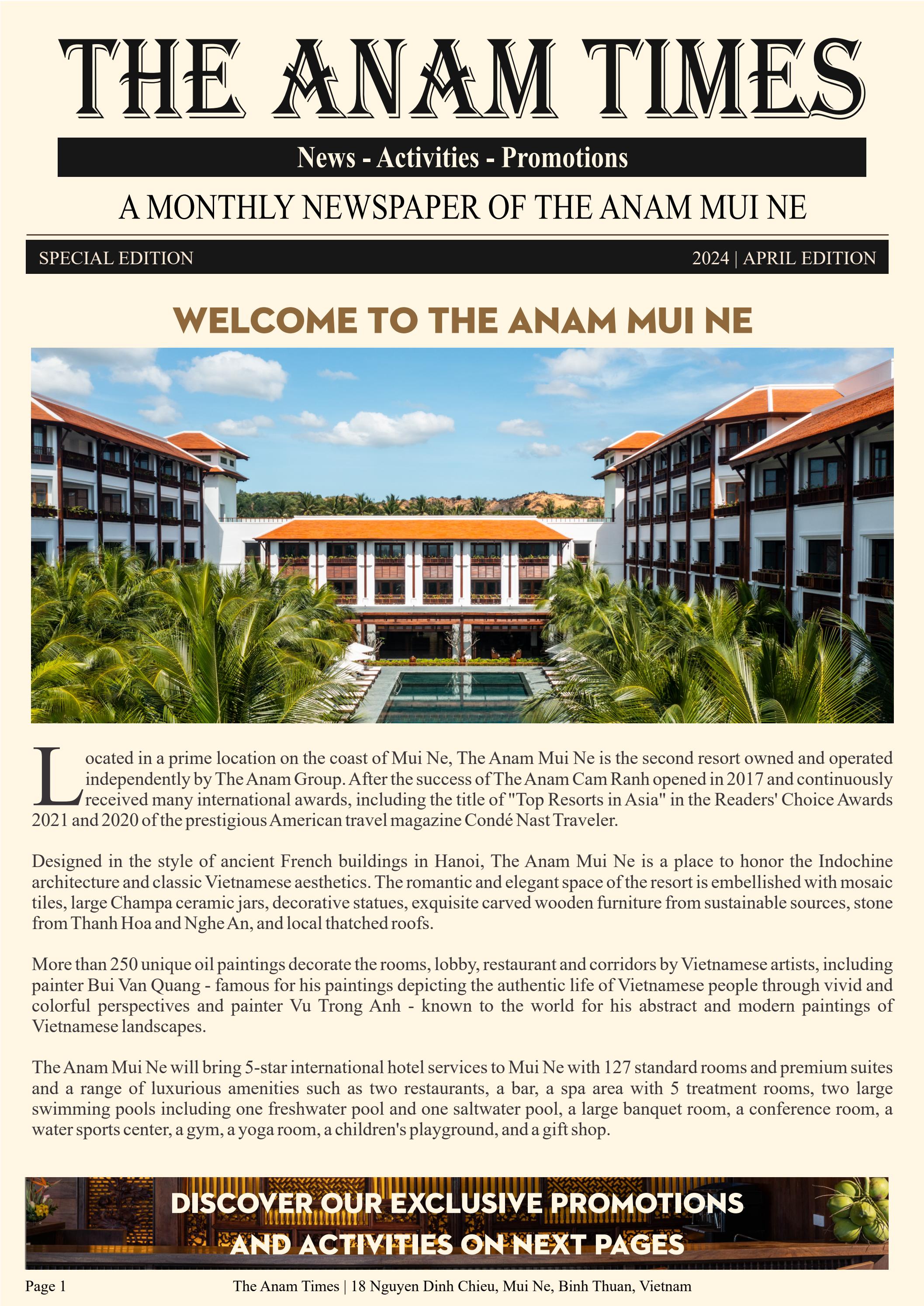 The Anam Mui Ne - Newspaper - EN version by The Anam - Issuu