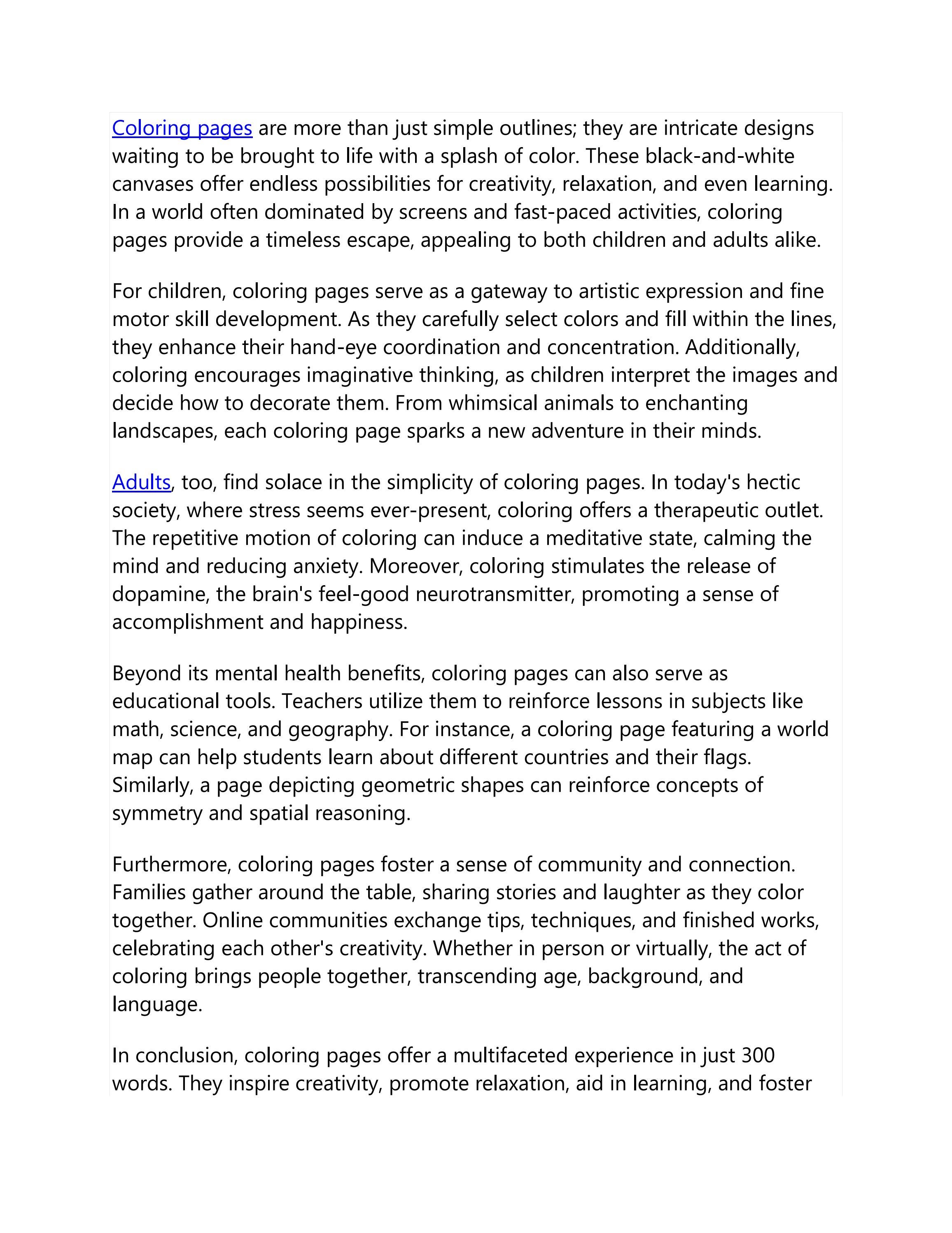 Coloring Pages: Free Printable PDF Sheets by Coloring Pages - Issuu