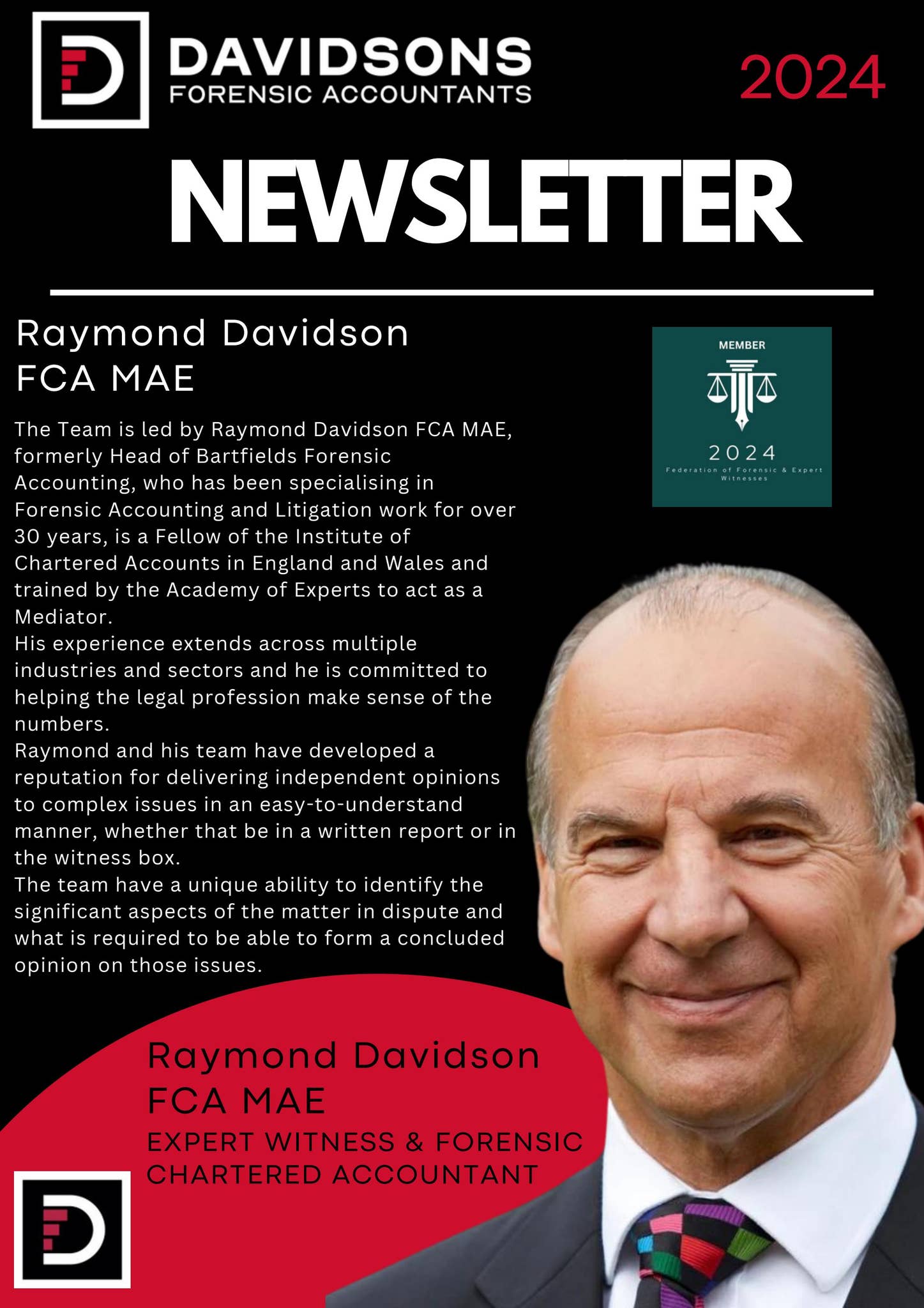 Davidsons Forensic Accountants FFEW Newsletter 2024 by Federation of ...
