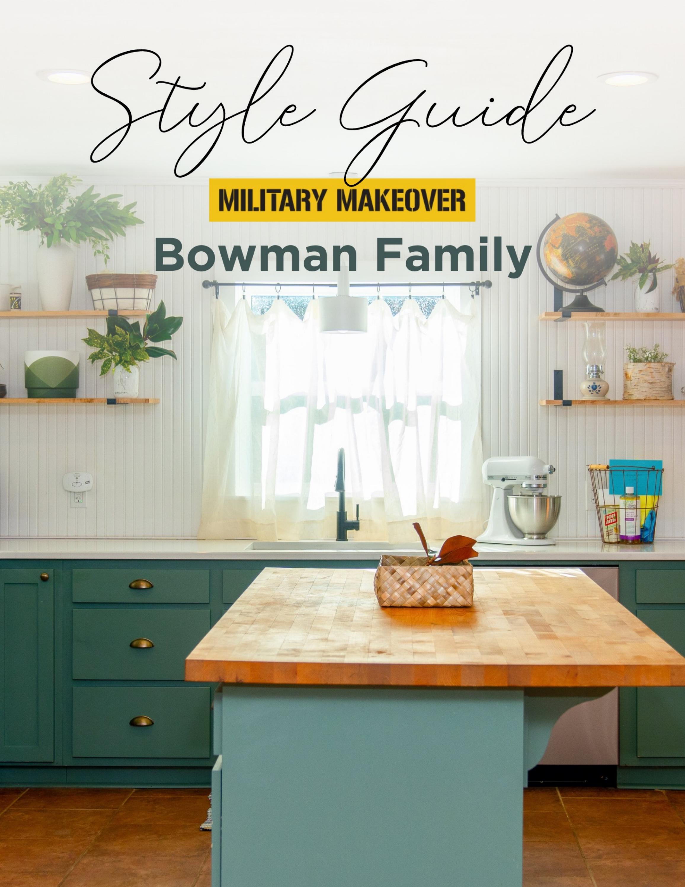 Military Makeover Style Guide: The Bowman Family by BrandStar ...