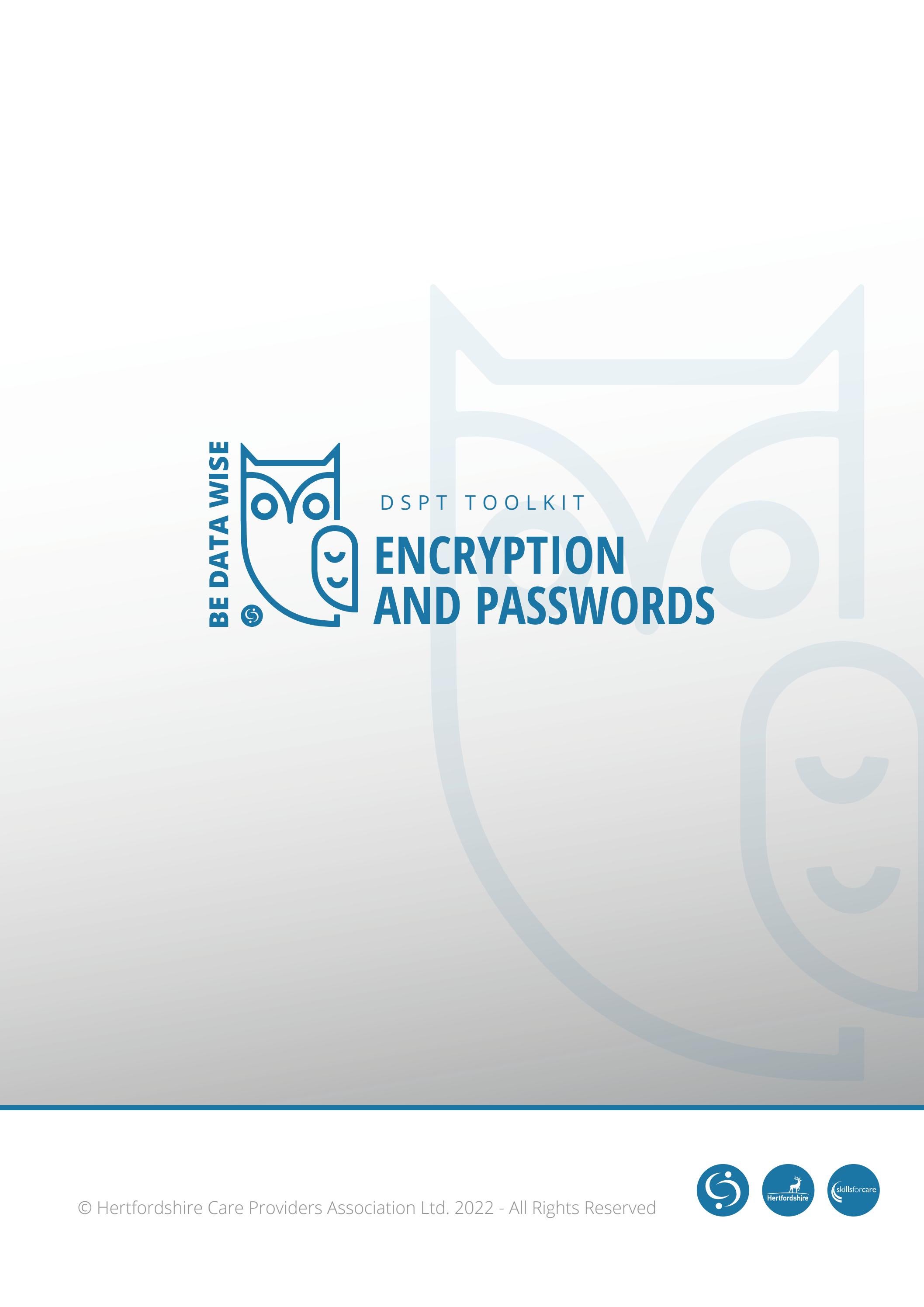 DSPT Toolkit - Encryption And Passwords by hcpa-publications - Issuu