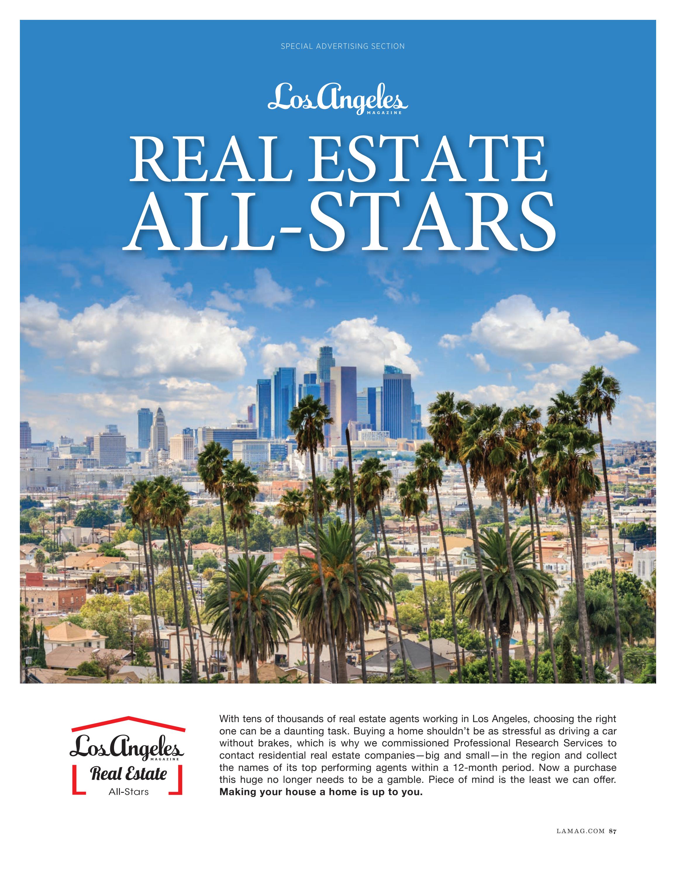 Los Angeles Magazine Real Estate All-Stars 2024 by The Lifestyle ...