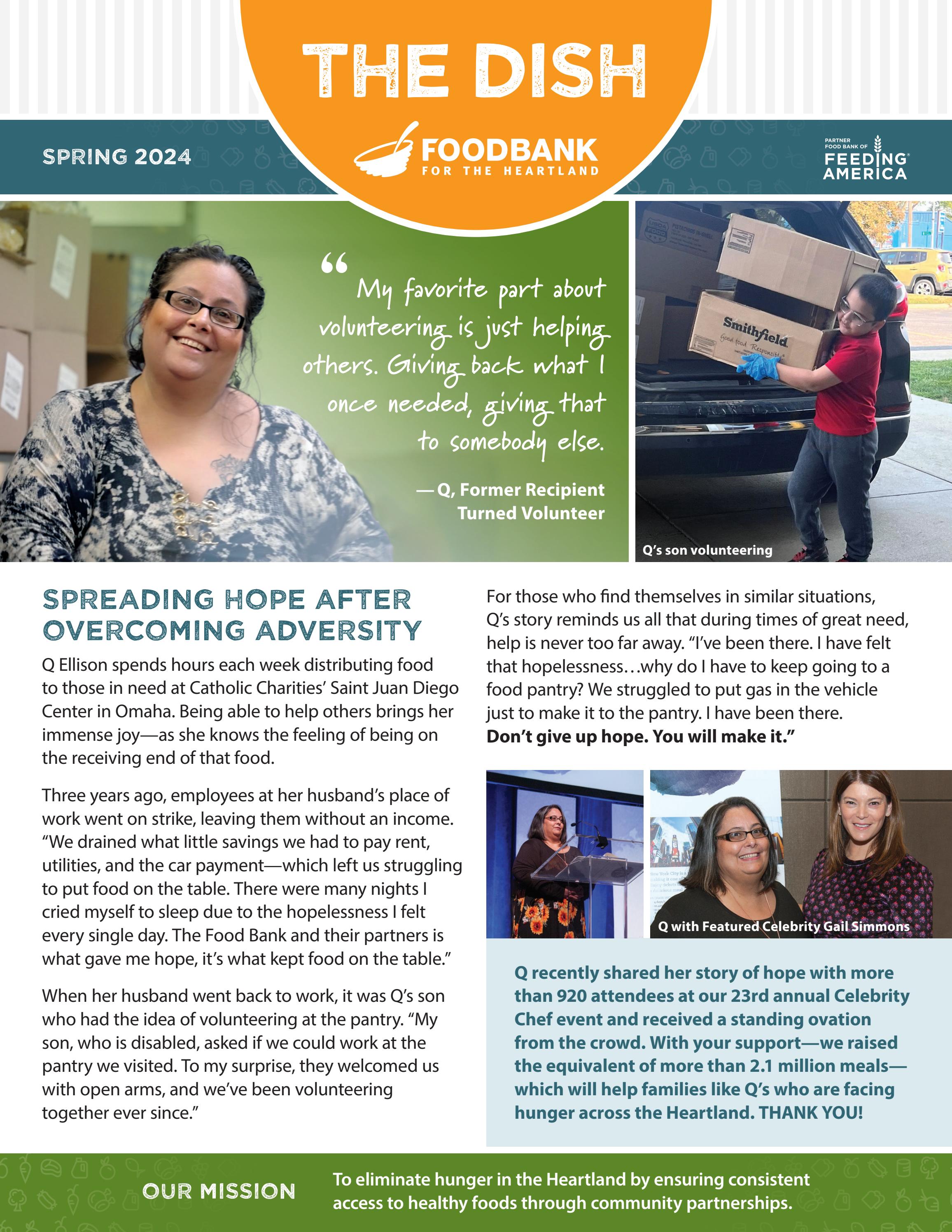 The Dish: Spring 2024 by FoodBankHeartland - Issuu