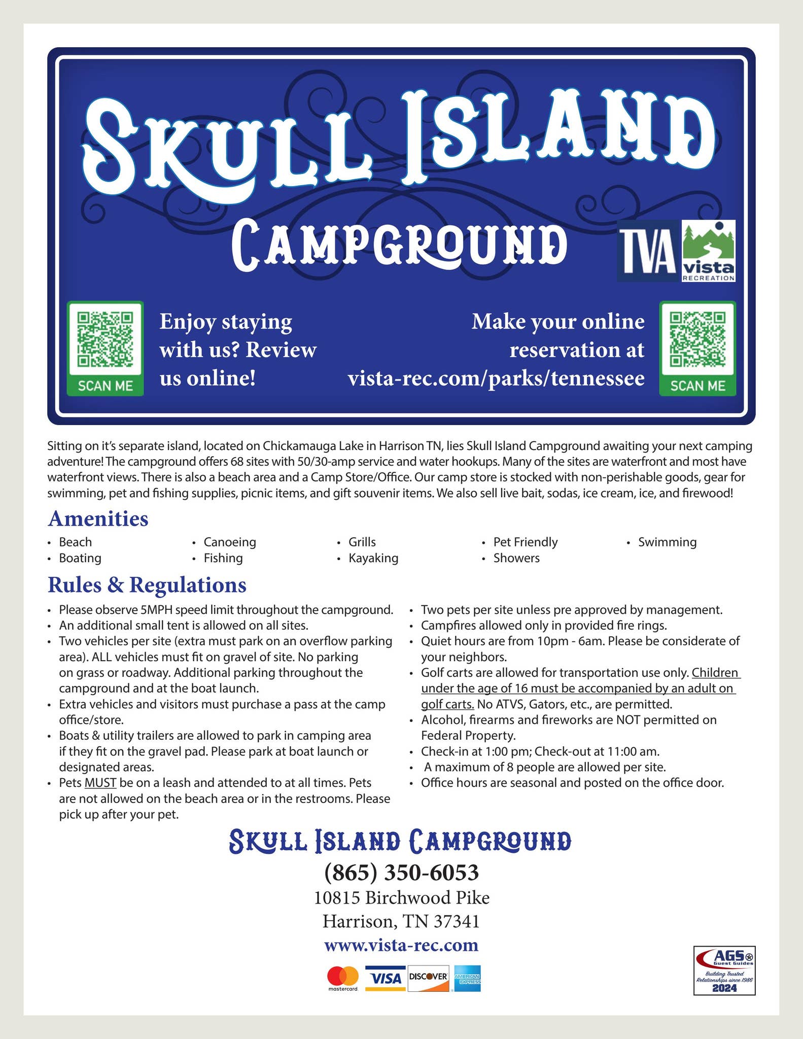 Skull Island Campground by AGS/Texas Advertising - Issuu