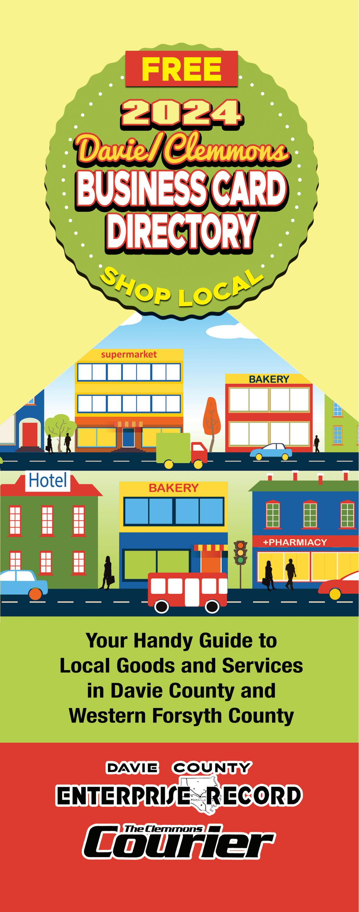 2024 Davie & Clemmons BUSINESS CARD DIRECTORY by DAVIE-ENTERPRISE - Issuu