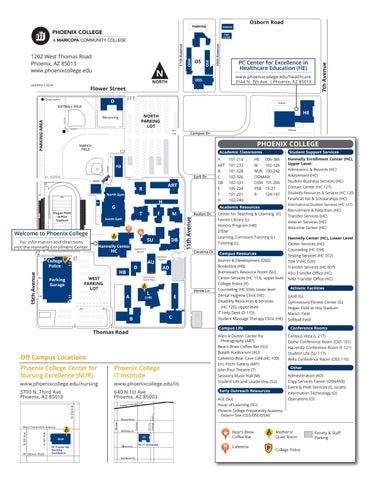 Phoenix College Map & Guide by Phoenix College - Issuu