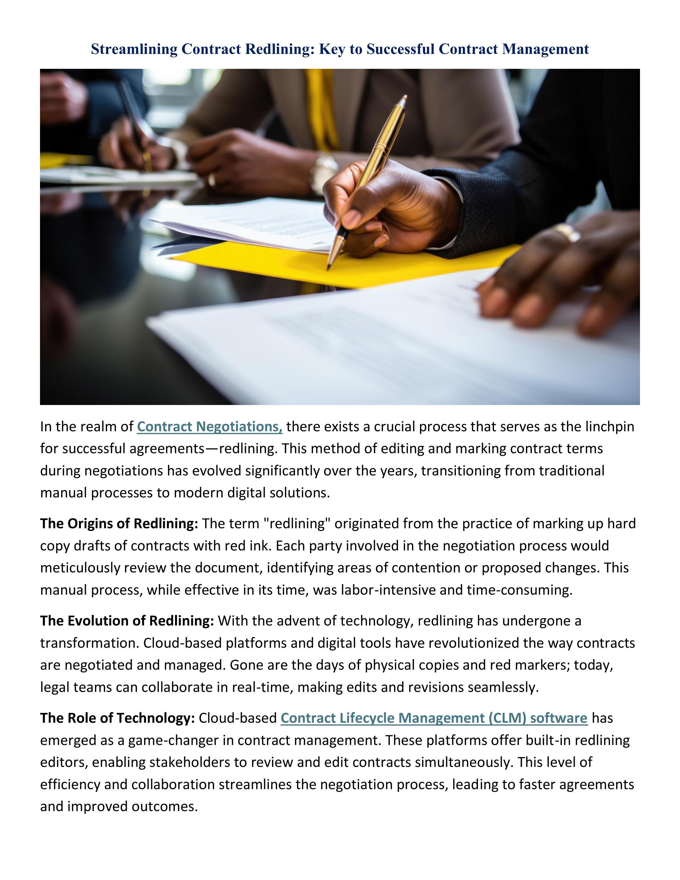 Understanding The Contract Redlining Software By Razorsign Clm Issuu