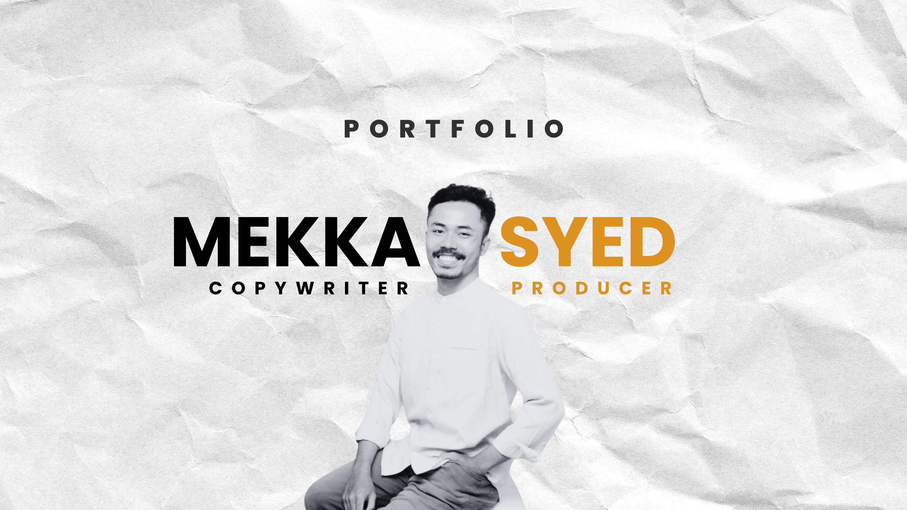 Mekka Syed 2024 Portfolio by Mekka Syed - Issuu