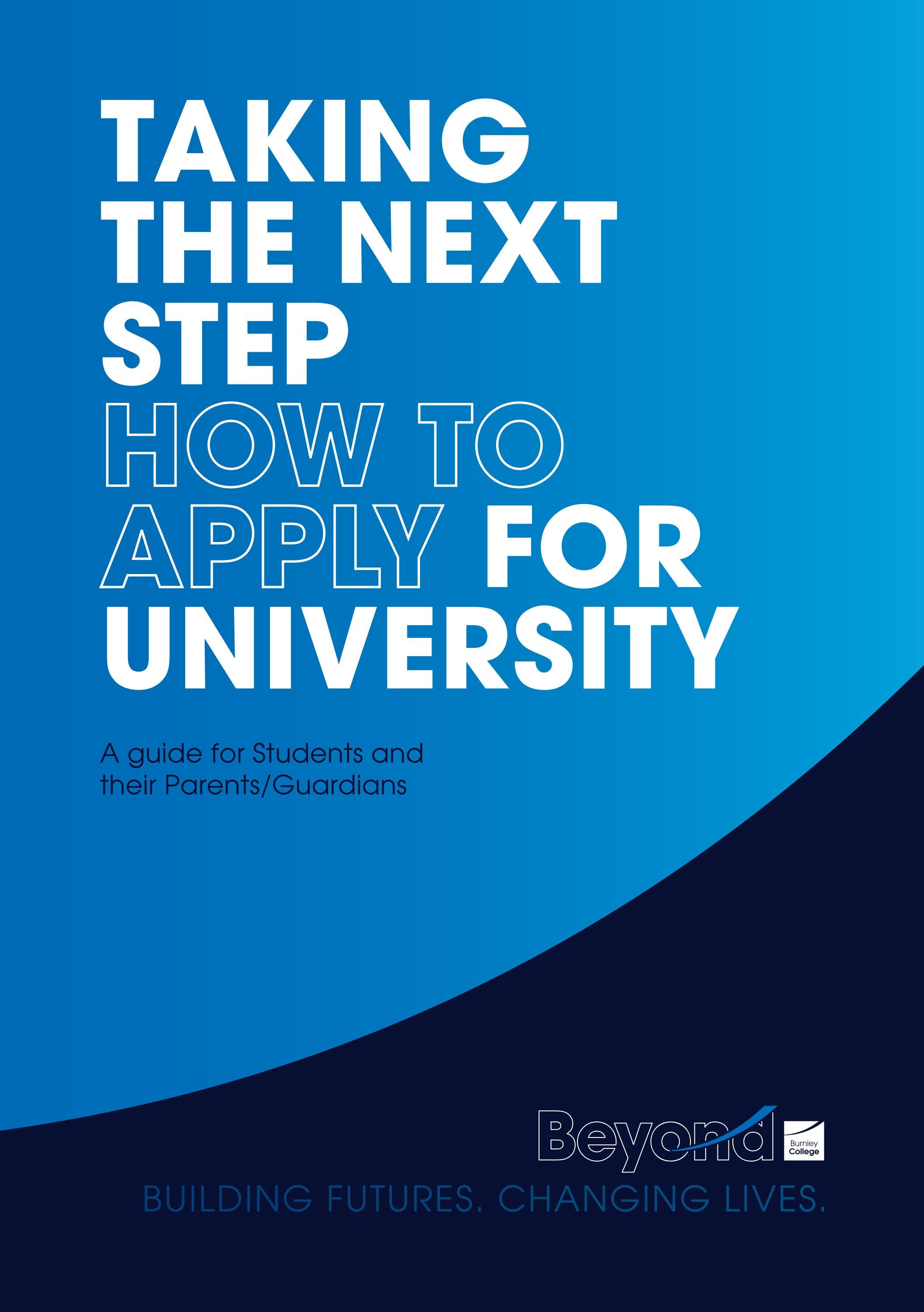 How to apply for University by Burnley College - Issuu